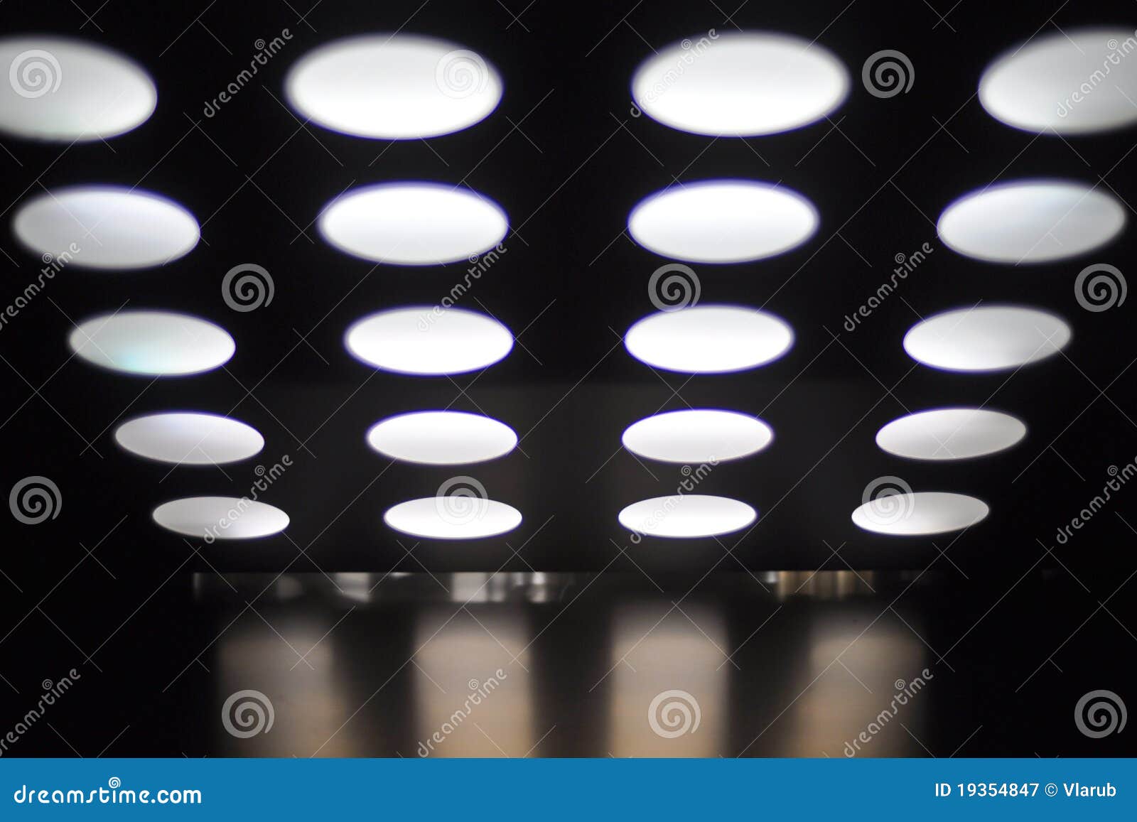 Ceiling with spotlights stock image. Image of electric - 19354847