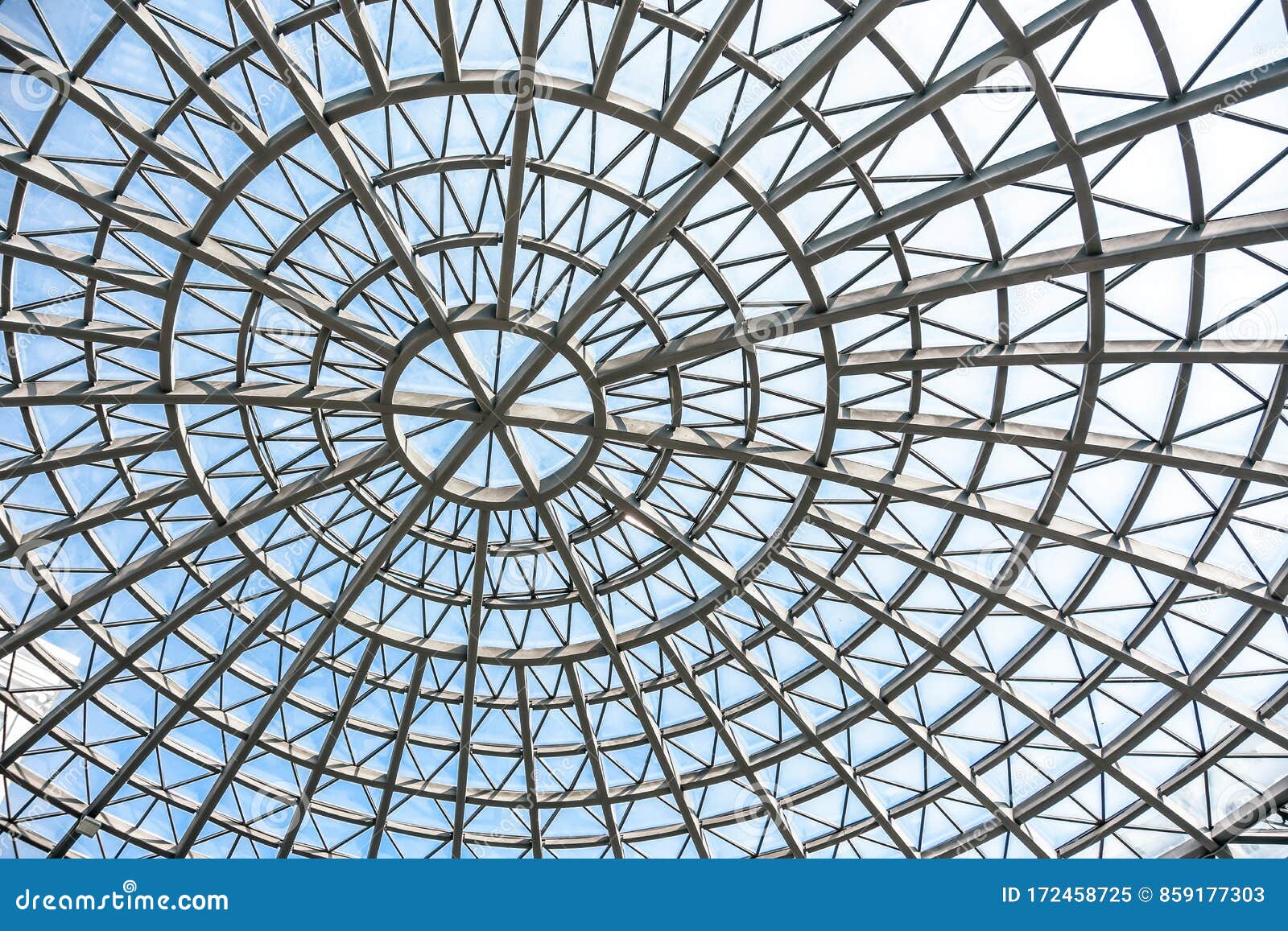 Ceiling Steel Frame Structure Stock Image - Image of structure ...