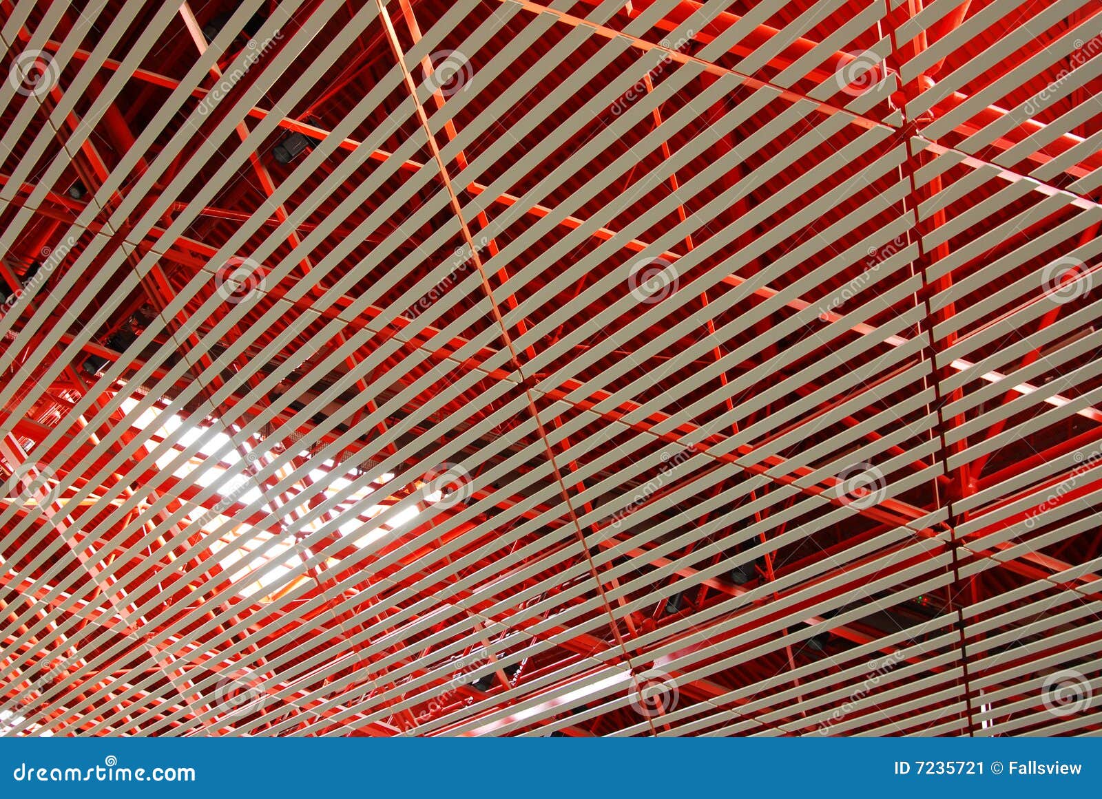 Ceiling structure stock image. Image of column, flight - 7235721