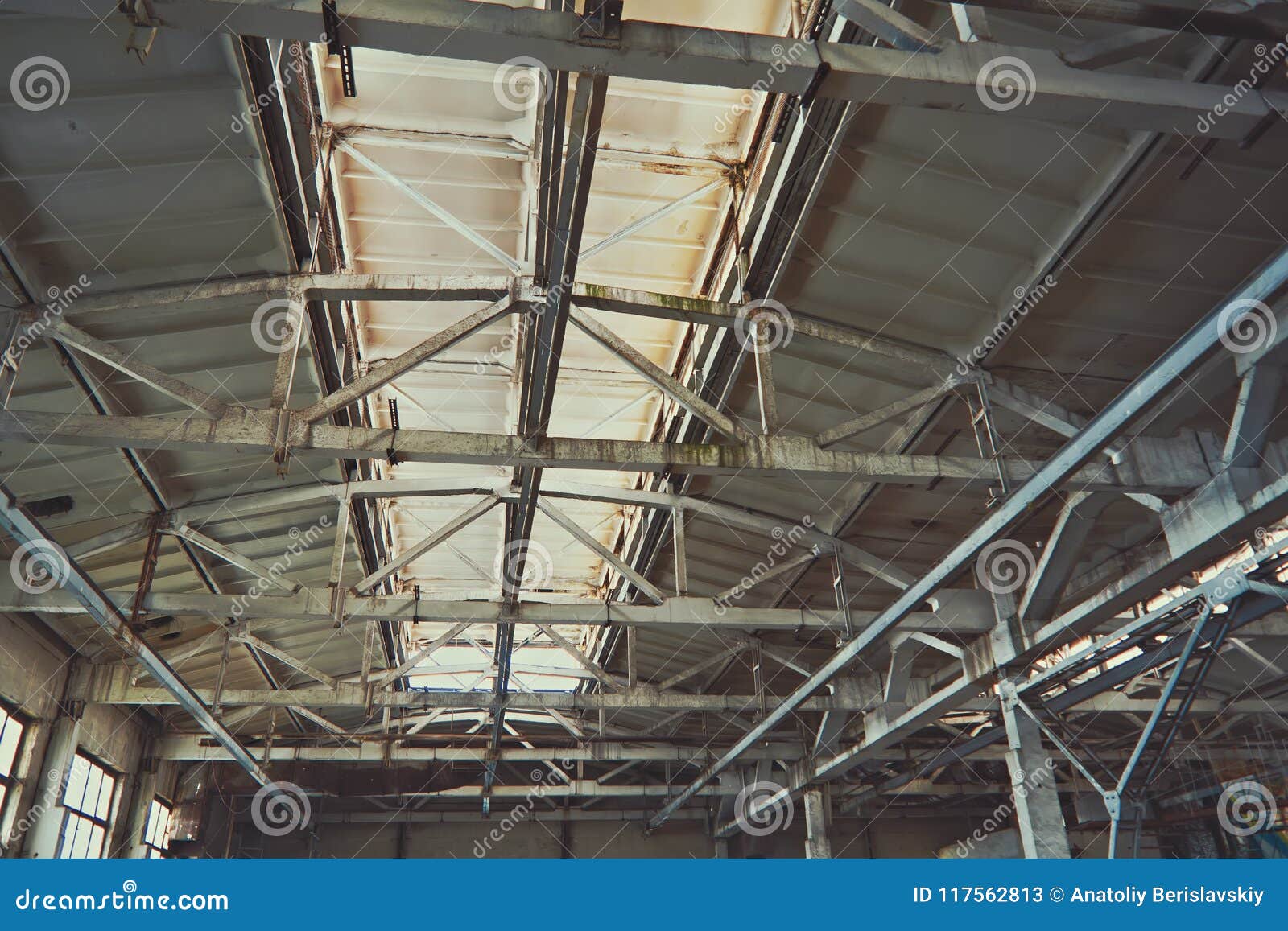The Ceiling of the Production Room in the Factory. Stock Image - Image ...