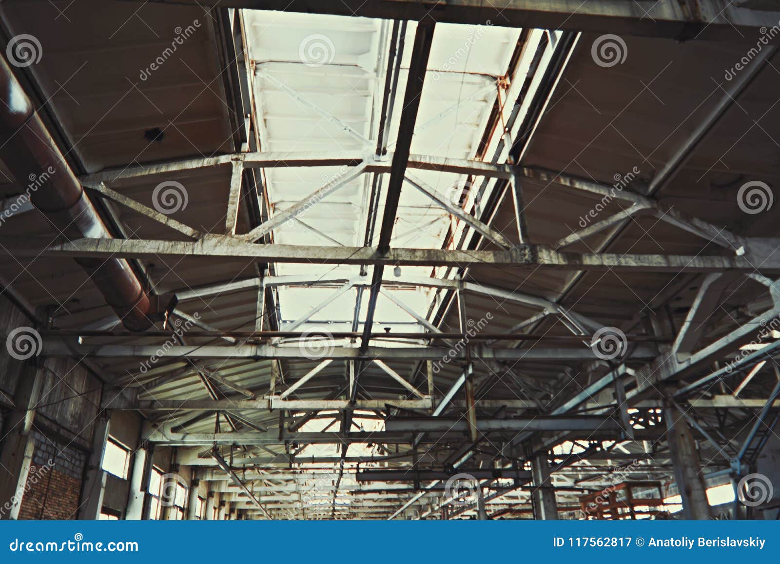 The Ceiling of the Production Room in the Factory. Stock Image - Image ...