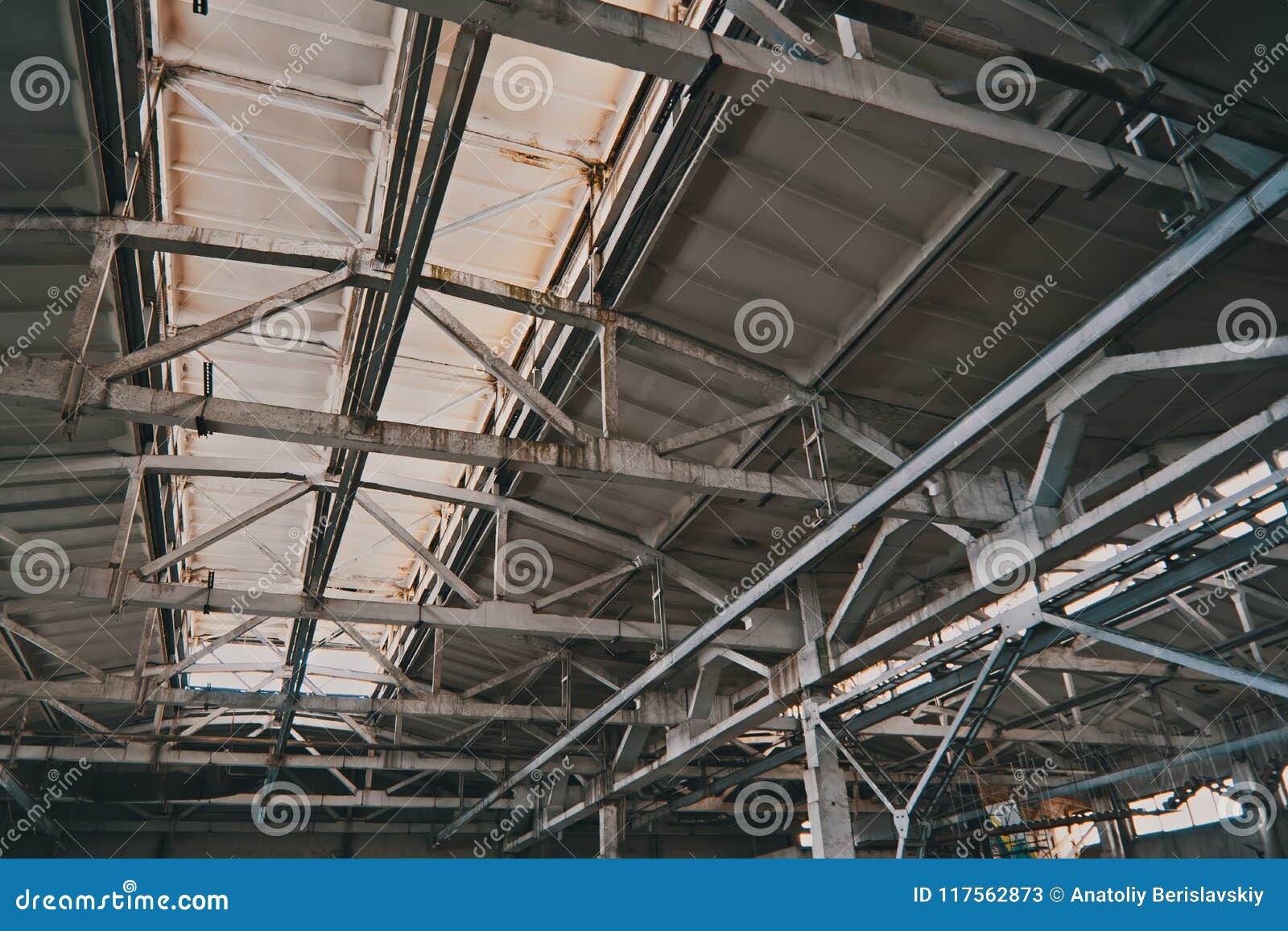 The Ceiling of the Production Room in the Factory. Stock Image - Image ...