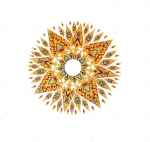 Ceiling of Thai temple stock illustration. Illustration of good - 88082854