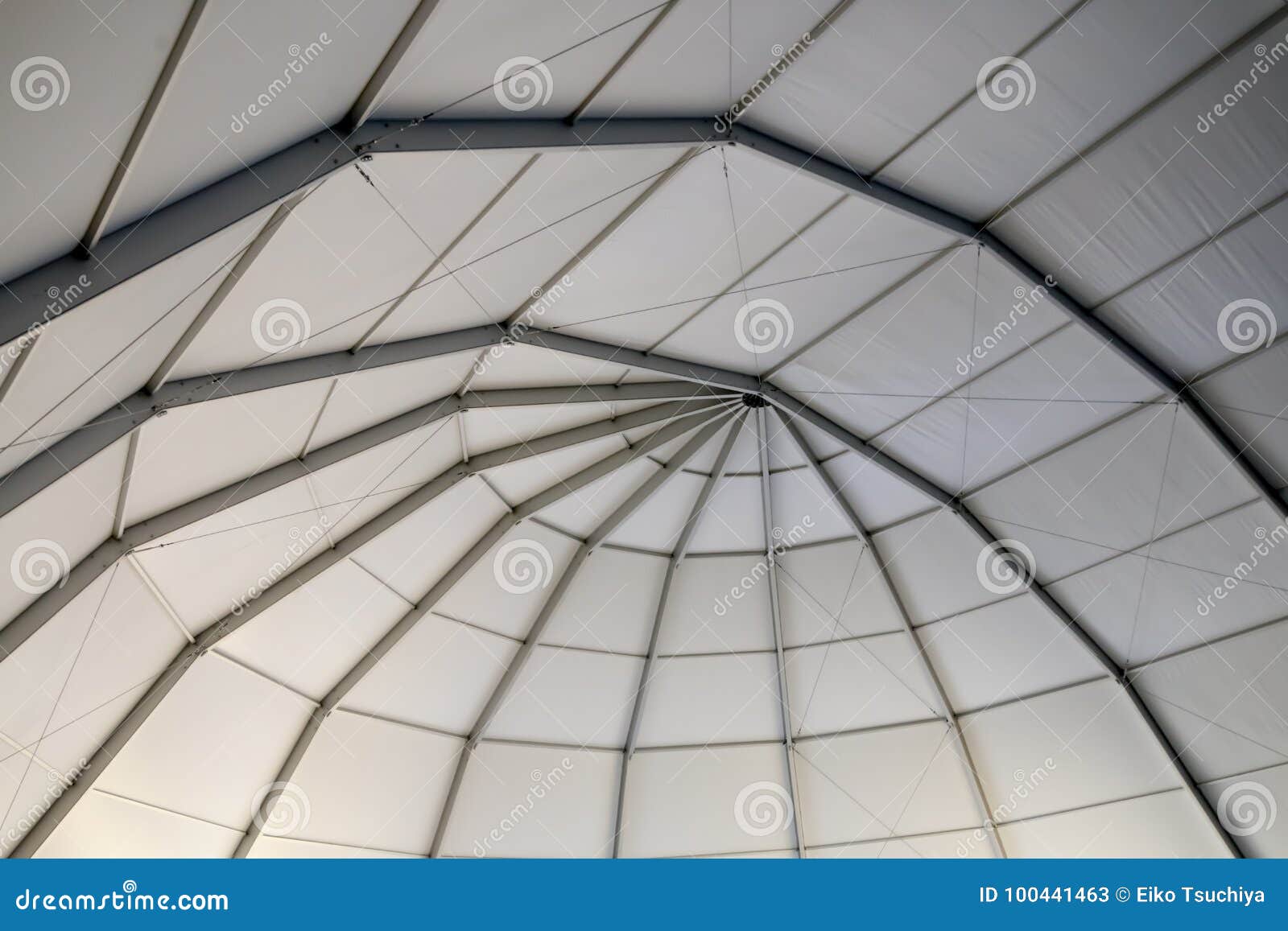 The Ceiling of the Truss Structure at the Construction Site Stock Image ...