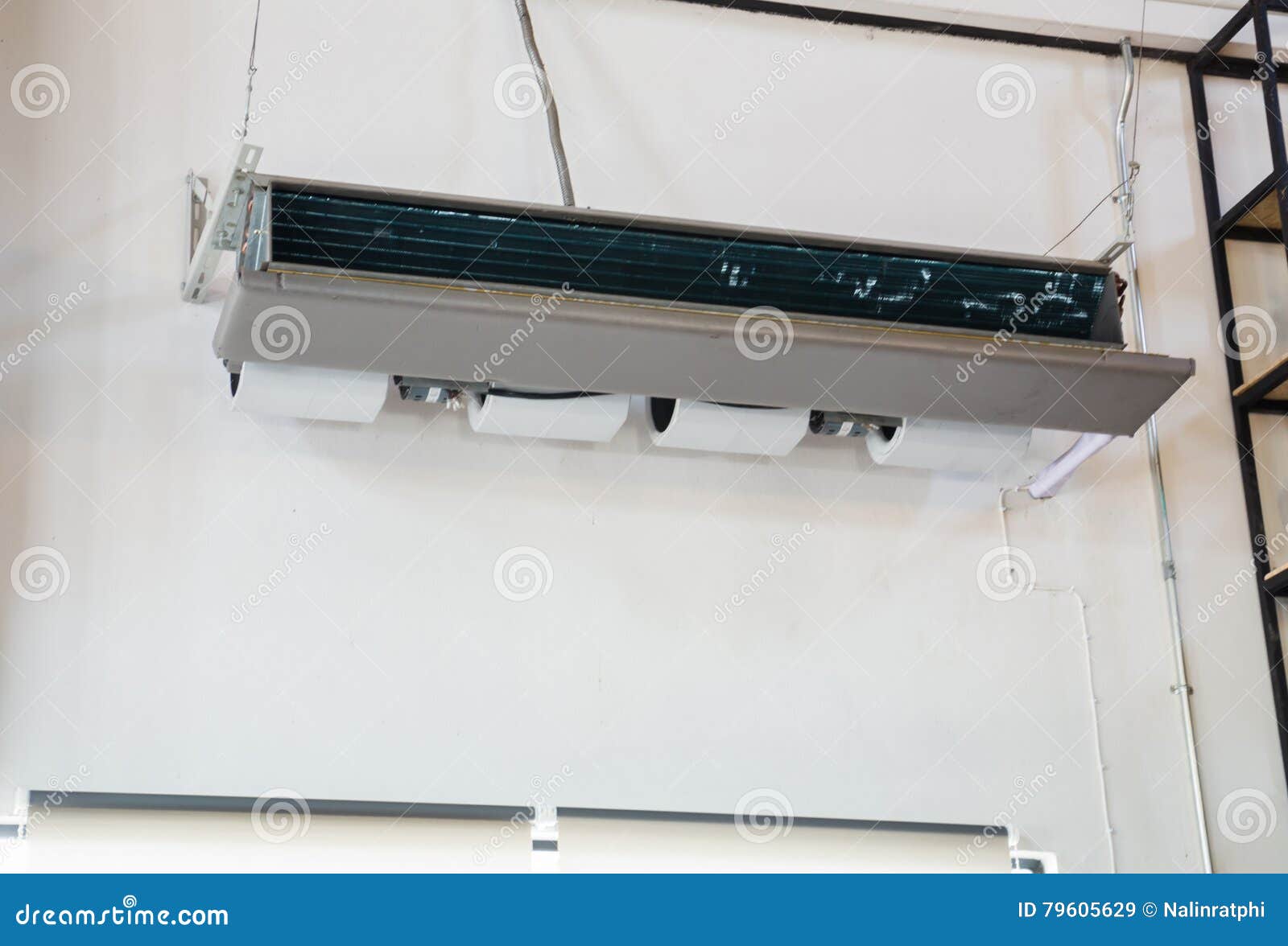 Ceiling Type Hanging Air Conditioner Unit Stock Image - Image of cooler ...