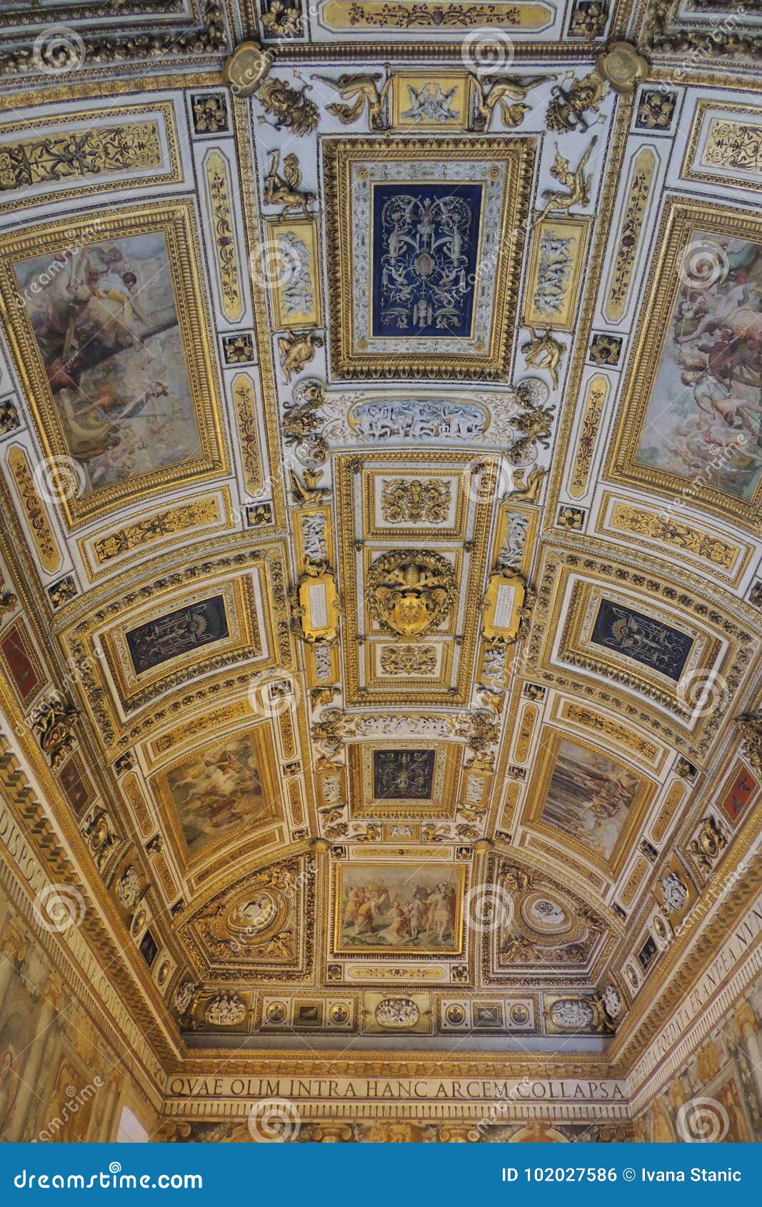 Ceiling in the Vatican Museum Editorial Photo - Image of museum ...