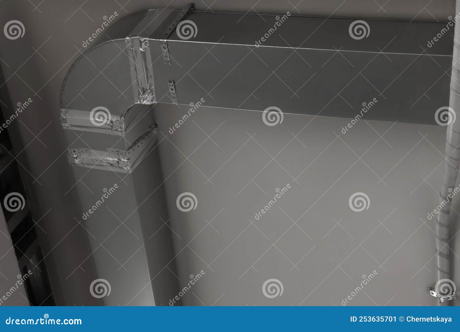 Ceiling with Ventilation System Indoors, Bottom View Stock Image ...