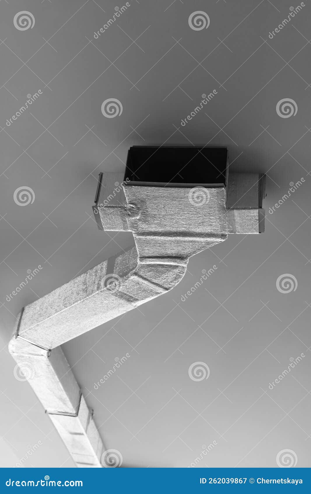 Ceiling with Ventilation System Indoors, Bottom View Stock Image ...