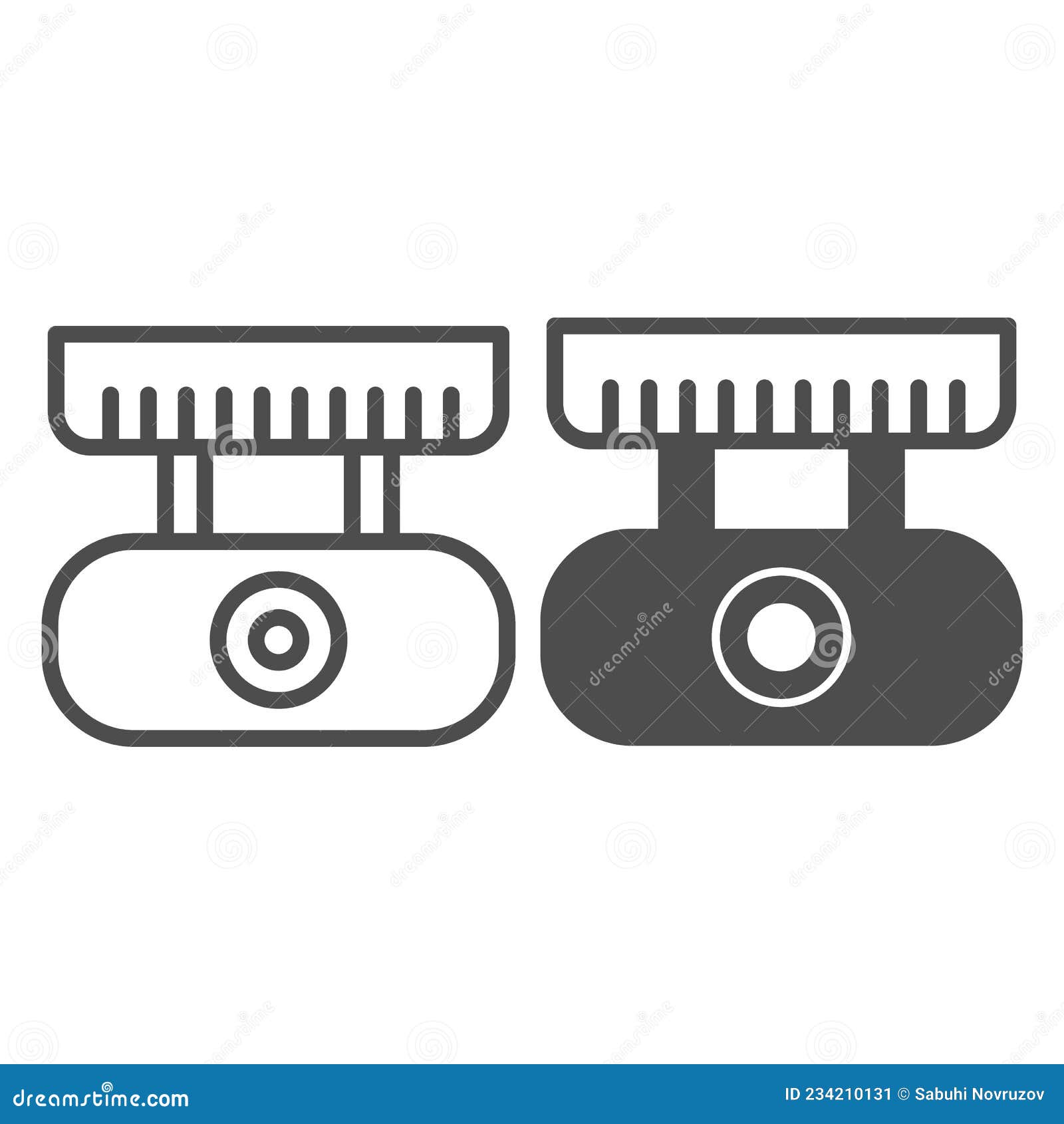 Ceiling Webcam, Camera, Protection, Security, Cctv Line and Solid Icon ...