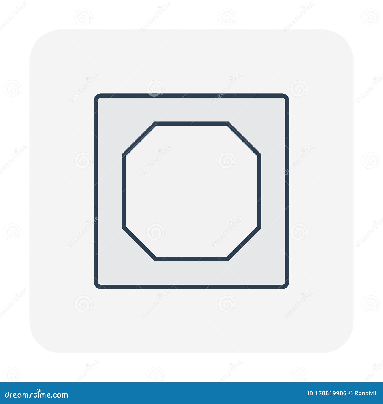 Ceiling material icon stock vector. Illustration of panel - 170819906