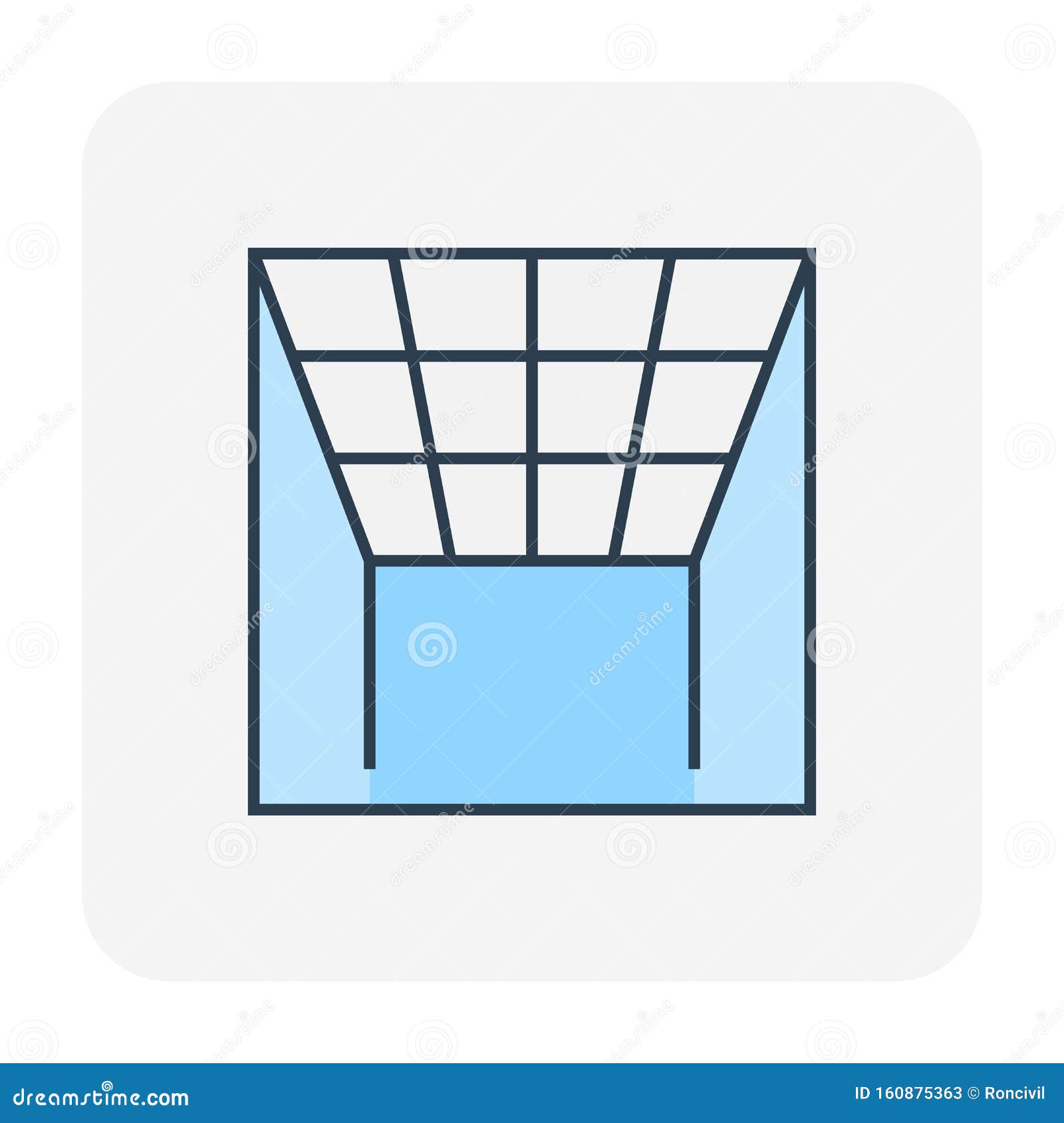 Ceiling In Work RGB Color Icon Cartoon Vector | CartoonDealer.com ...