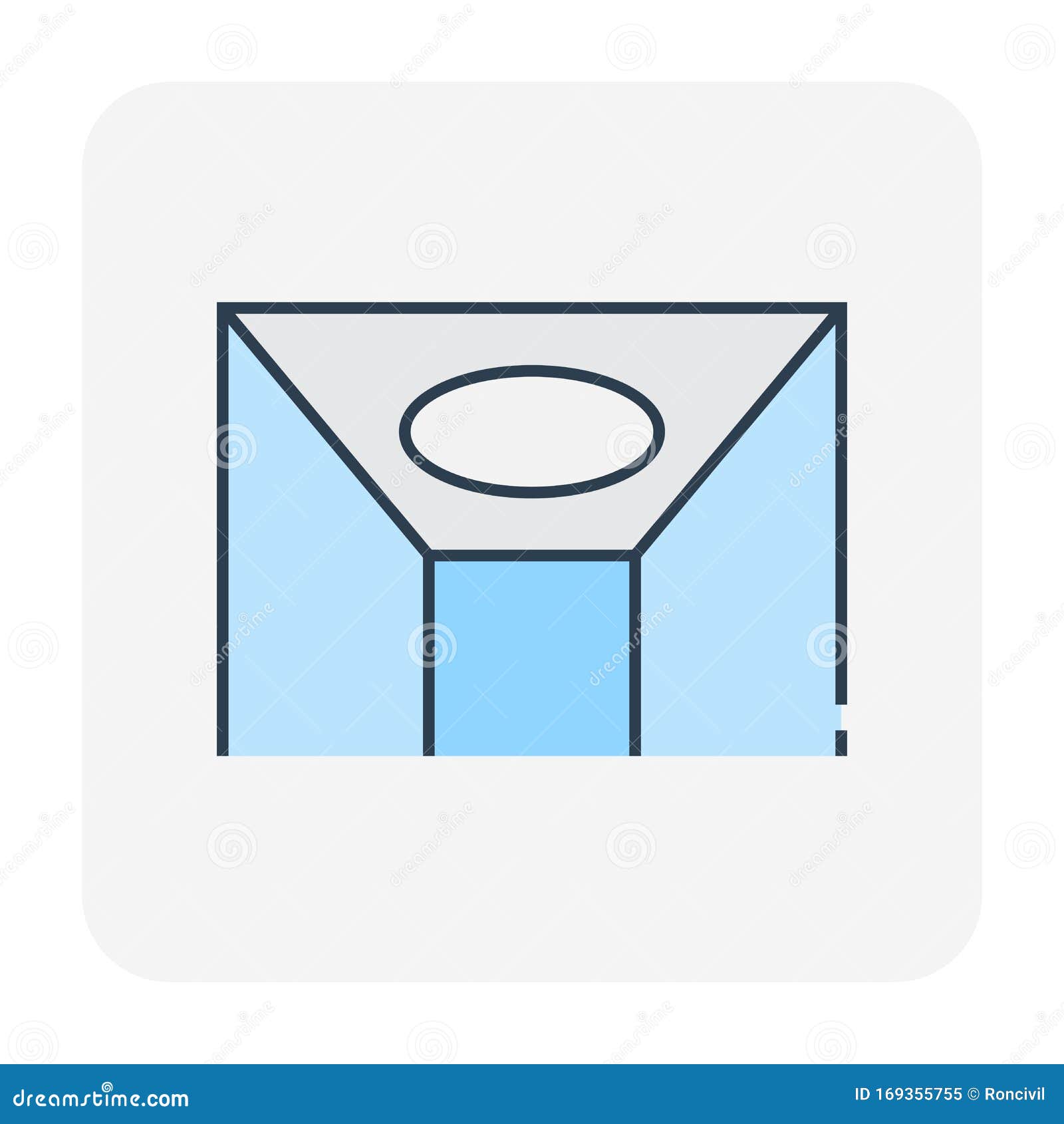 Ceiling material icon stock vector. Illustration of design - 169355755