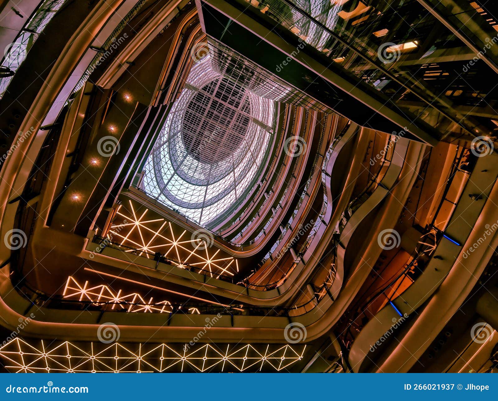 Ceilings of Modern Building Stock Image - Image of architecture ...