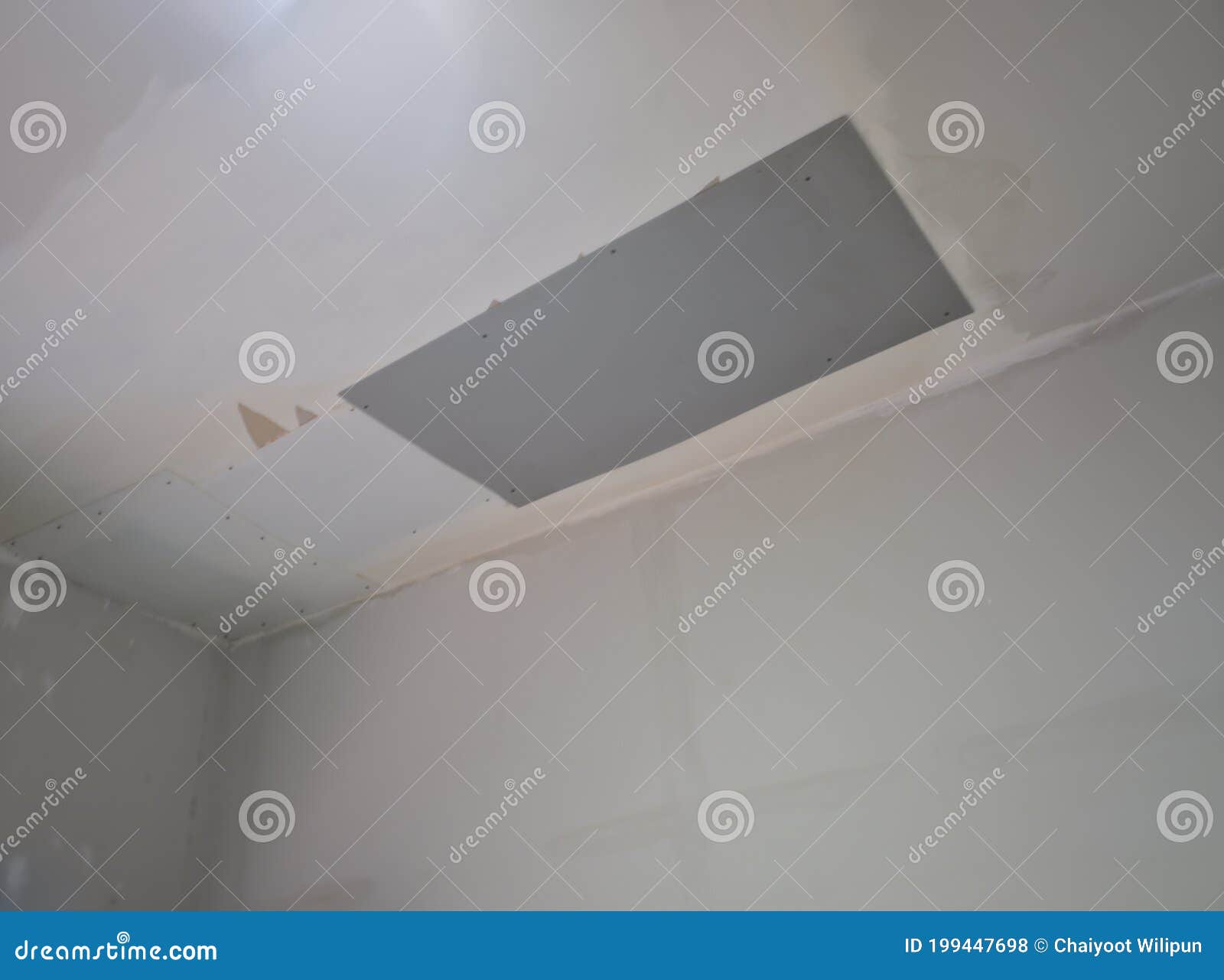 Ceilings, Patches, Ceiling Repairs Different Ceiling Colors Inside the ...