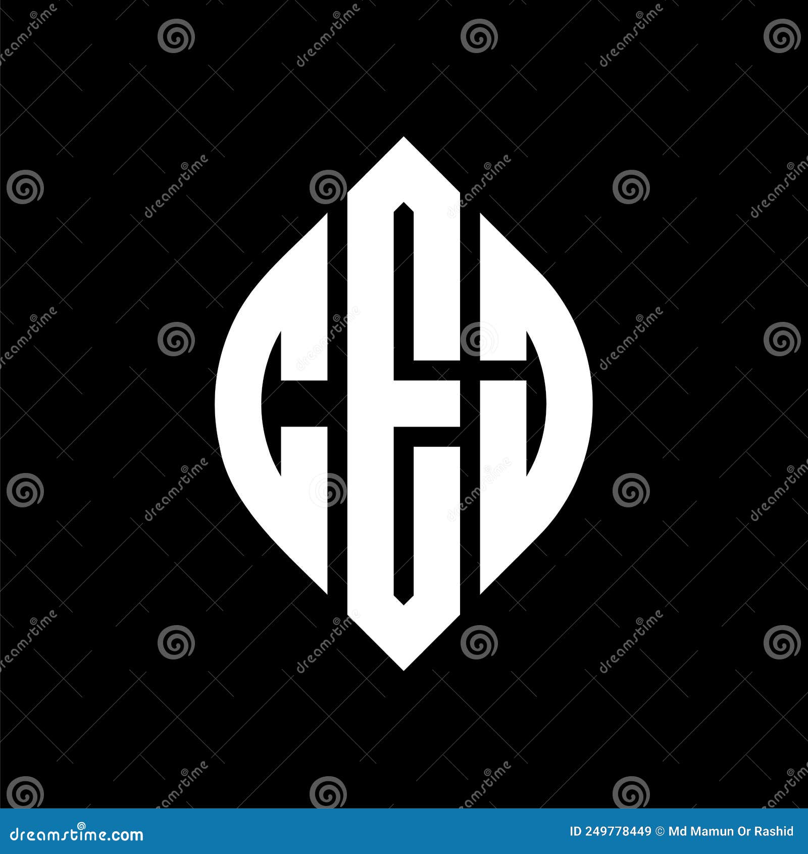 CEJ Circle Letter Logo Design with Circle and Ellipse Shape. CEJ ...
