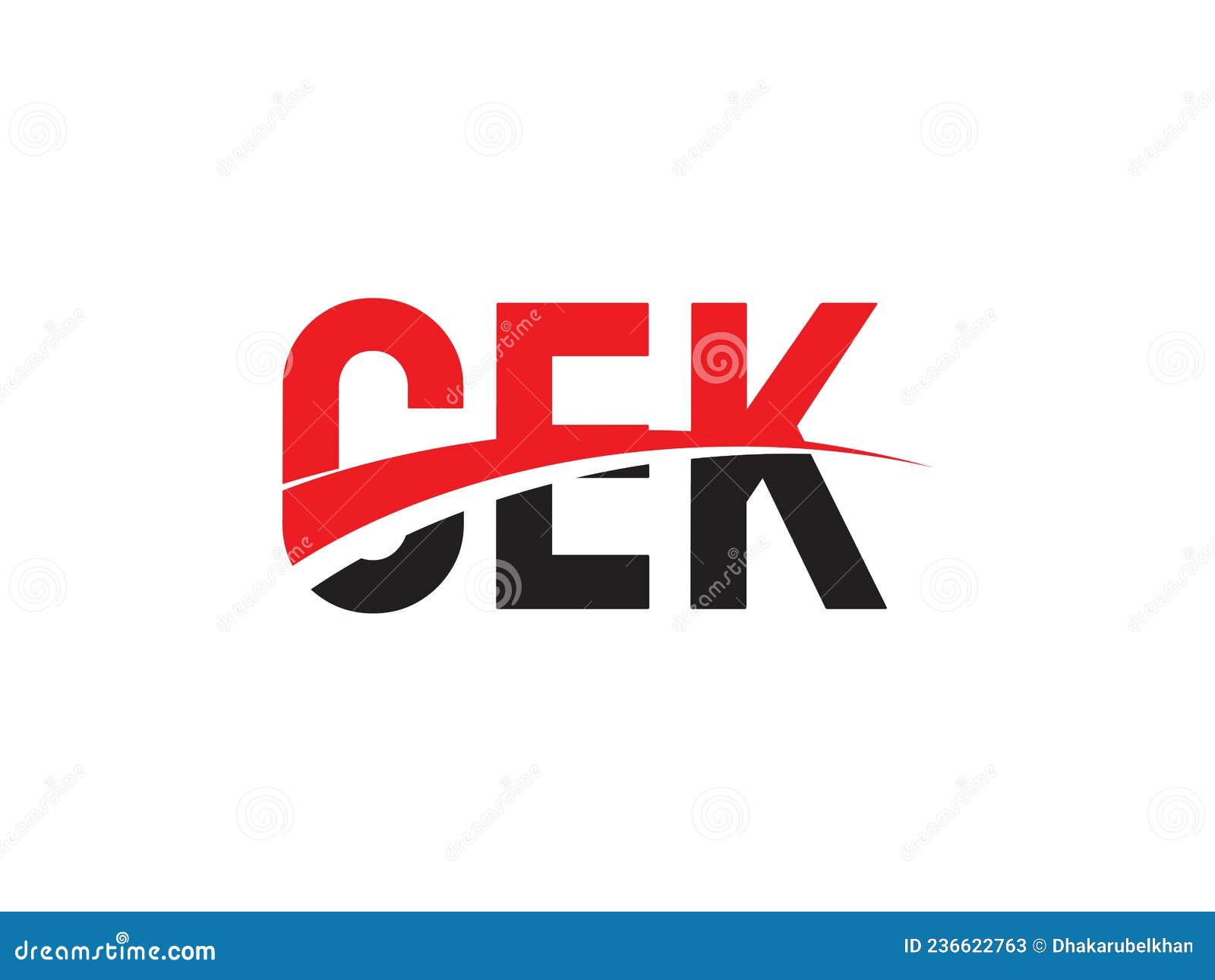 CEK Letter Initial Logo Design Vector Illustration Stock Vector ...