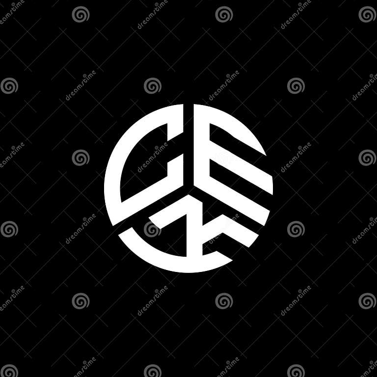 CEK Letter Logo Design on White Background. CEK Creative Initials ...