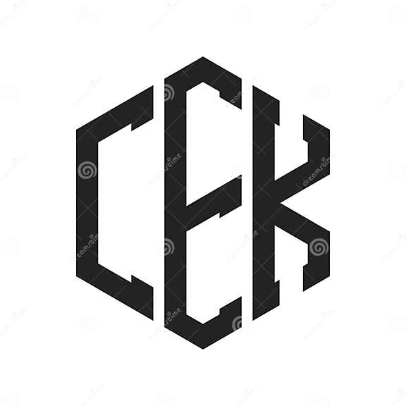 CEK Logo Design. Initial Letter CEK Monogram Logo Using Hexagon Shape ...