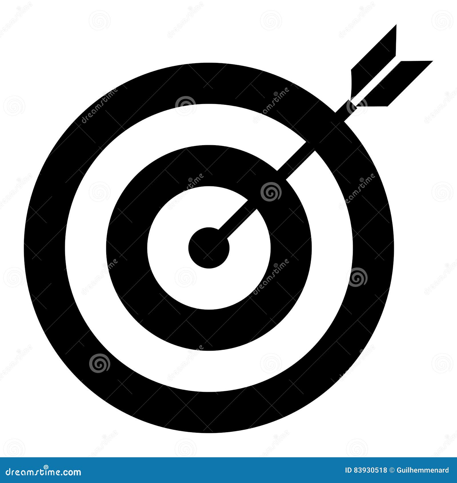 Cel ikona ilustracja wektor. Ilustracja złożonej z symbol - 83930518