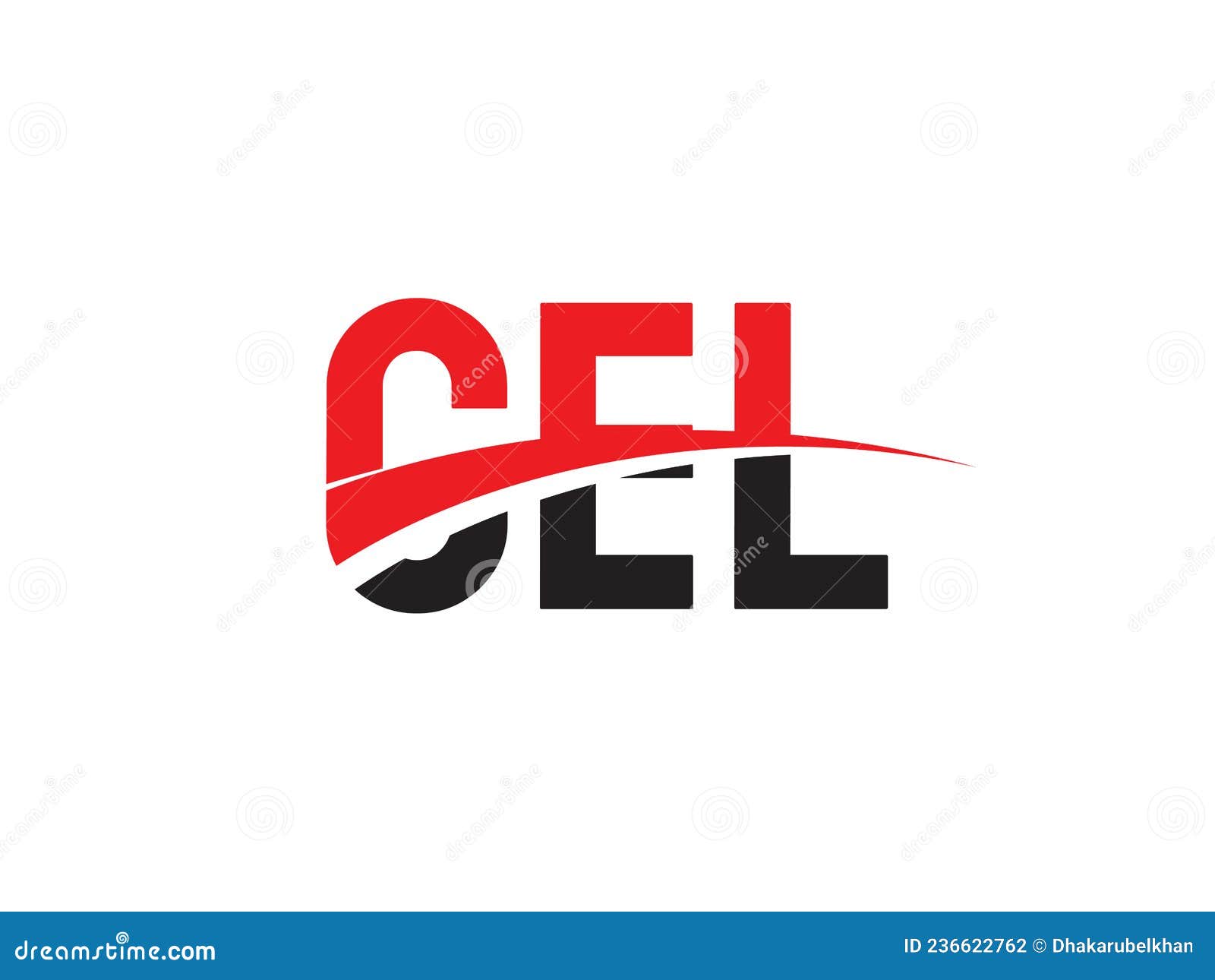 CEL Letter Initial Logo Design Vector Illustration Stock Vector ...
