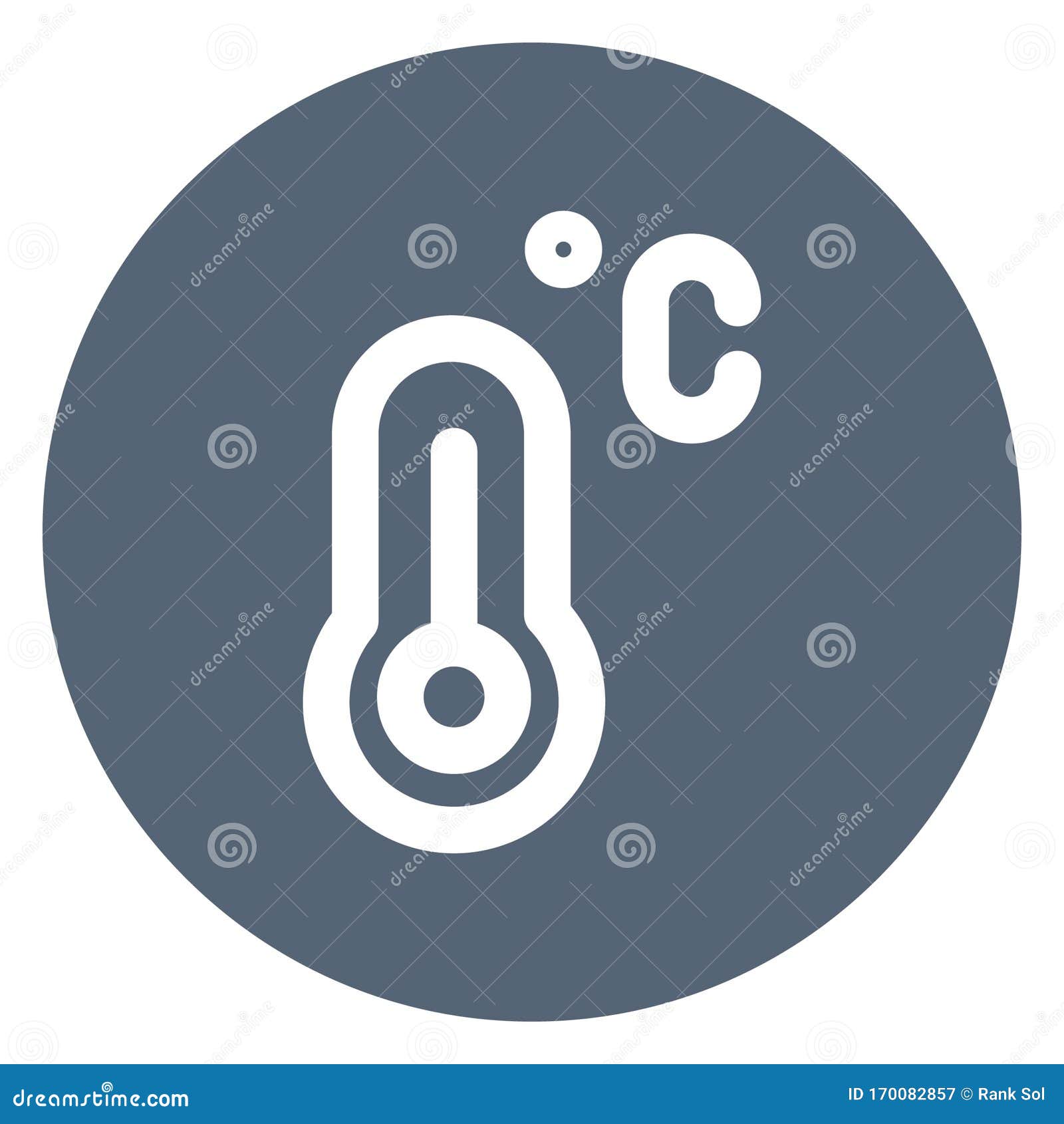 Celcius, Cold Bold Outline Vector Icon Which Can Easily Modify or Edit ...