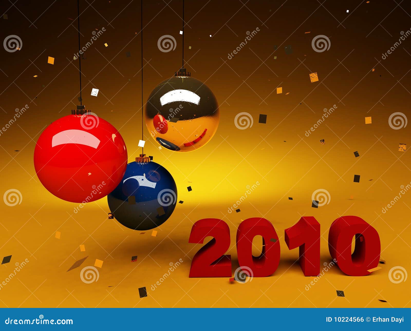 Celebrate 2010 stock illustration. Illustration of next - 10224566