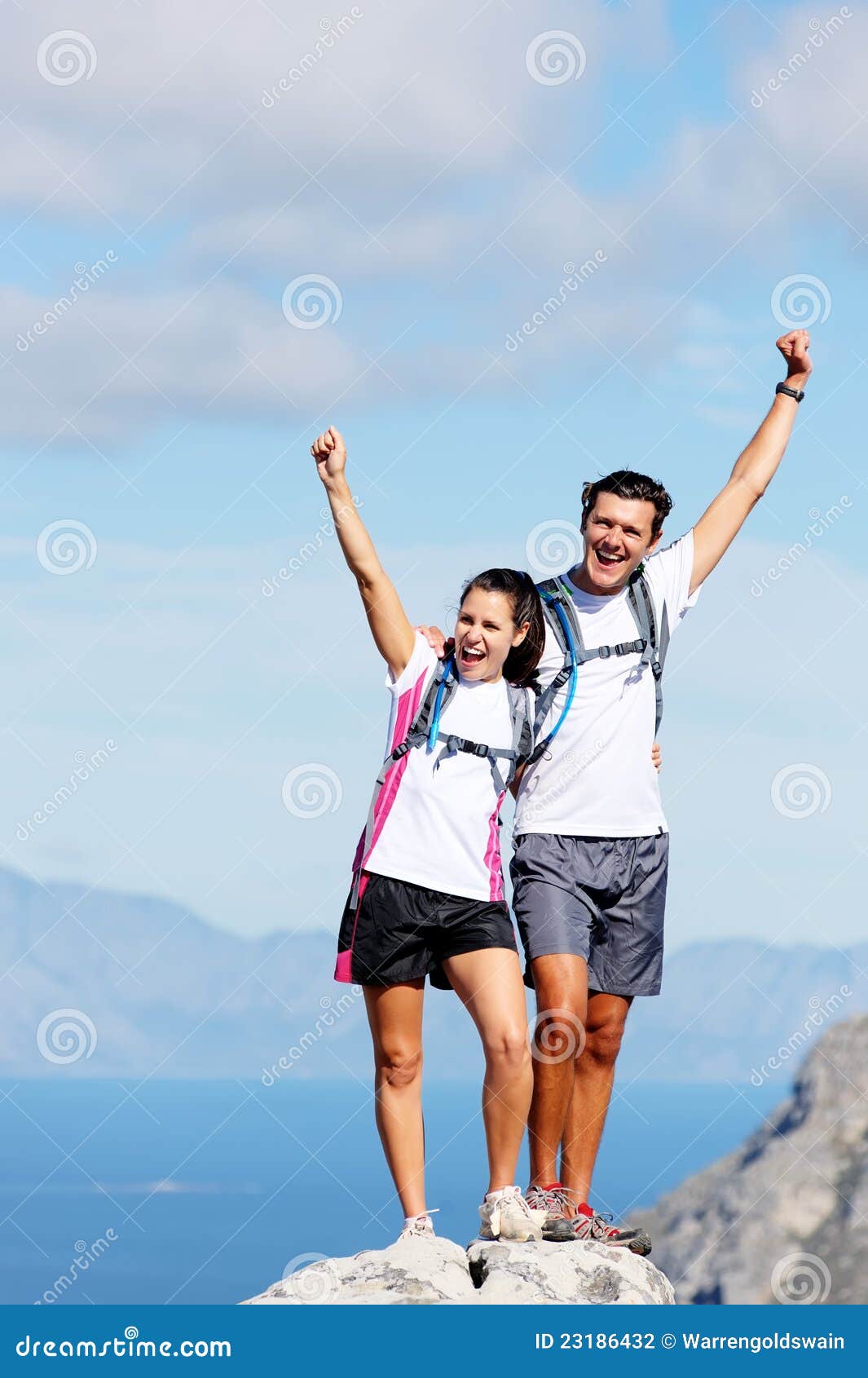 Celebrate hike stock photo. Image of happy, friendship - 23186432