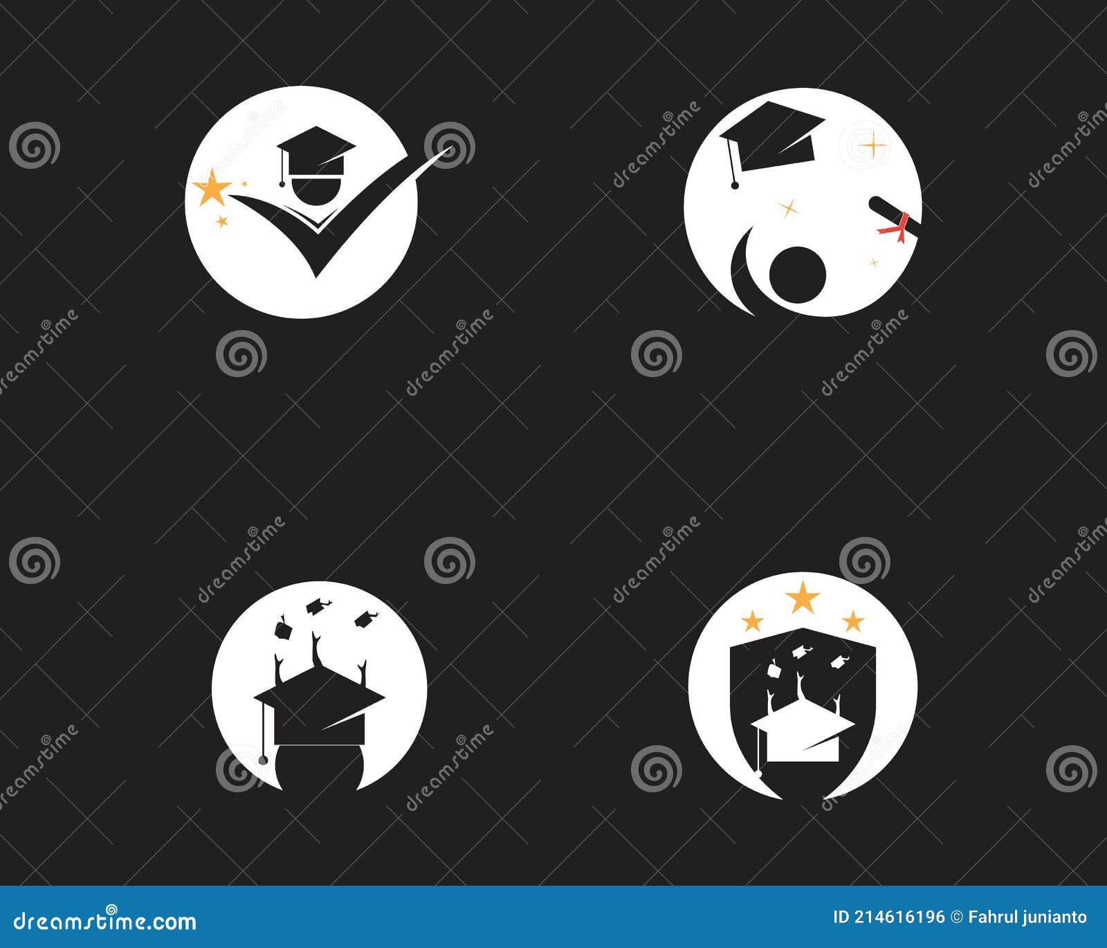 Celebrate the Students Logo Vector Stock Vector - Illustration of grad ...