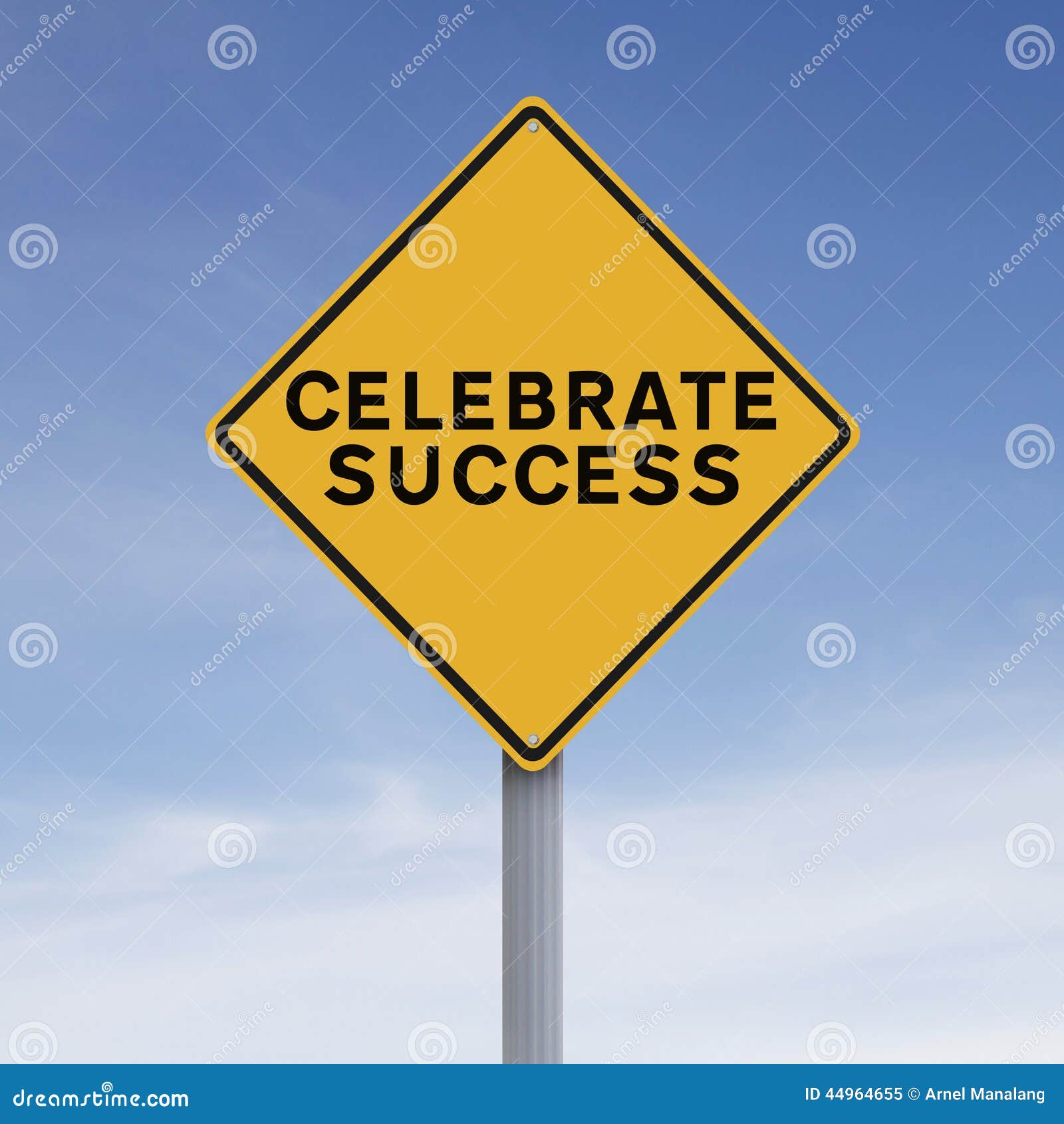 Celebrate Success stock image. Image of traffic, message - 44964655