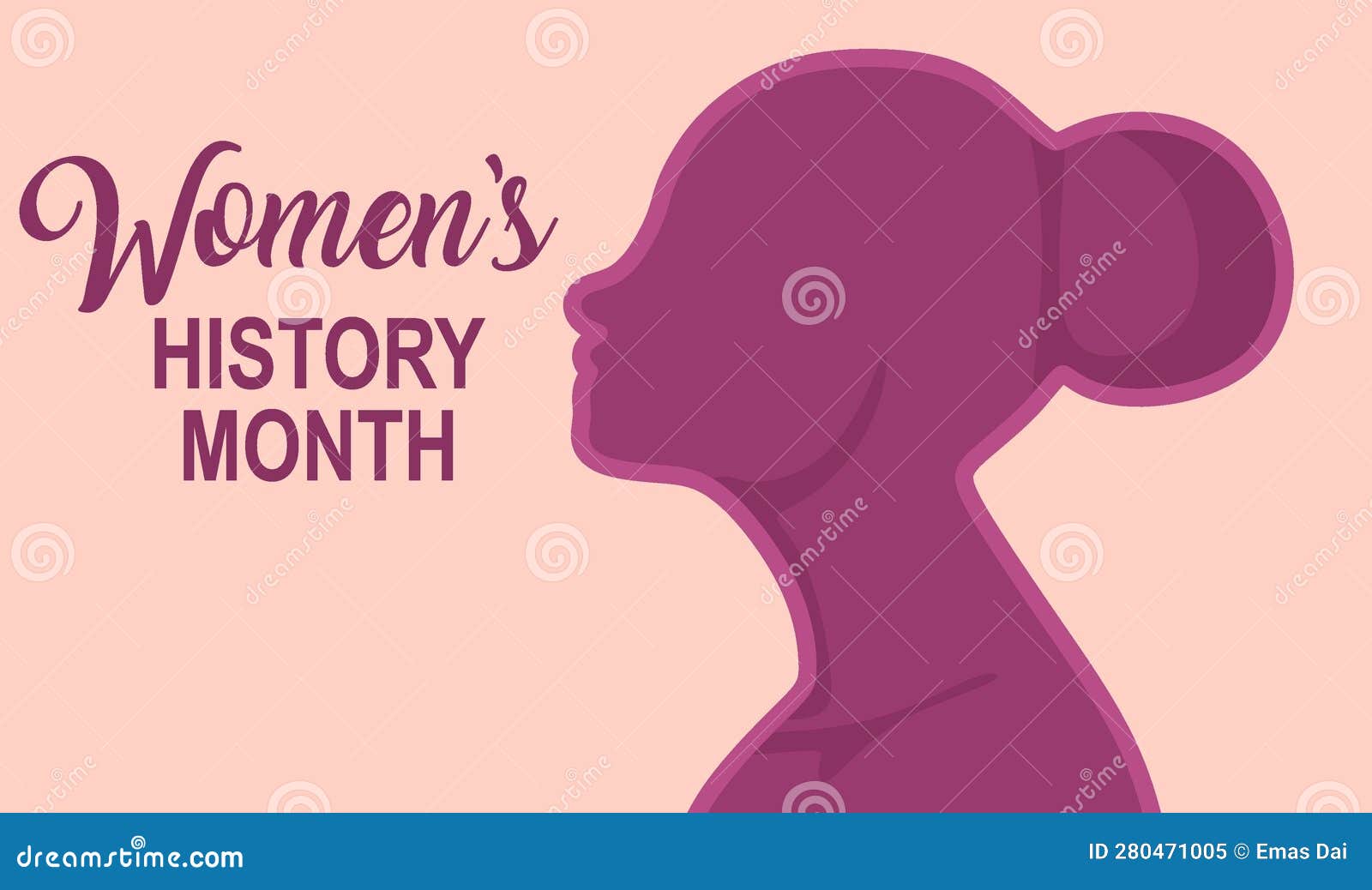 Celebrate Womens History Month Stock Vector Illustration Of Brand
