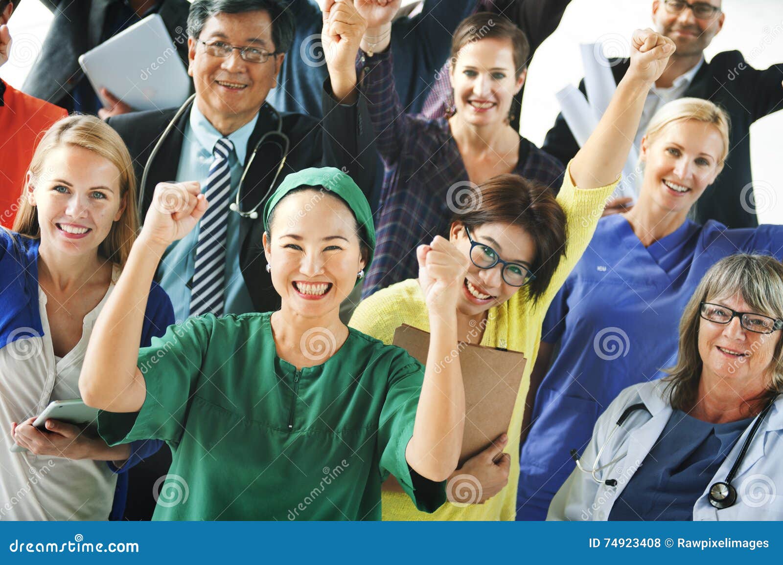 Celebrating Diverse People Various Occupations Concept Stock Photo ...
