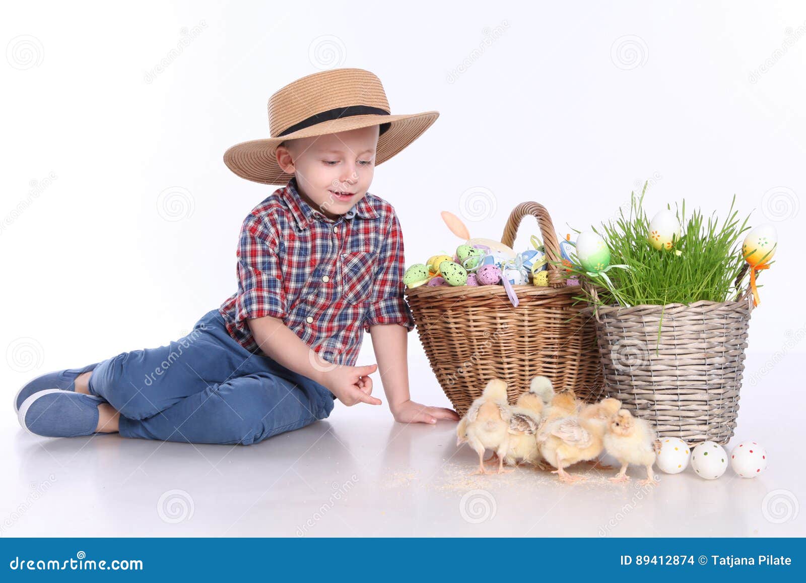 Celebrating easter stock photo. Image of grass, cute - 89412874