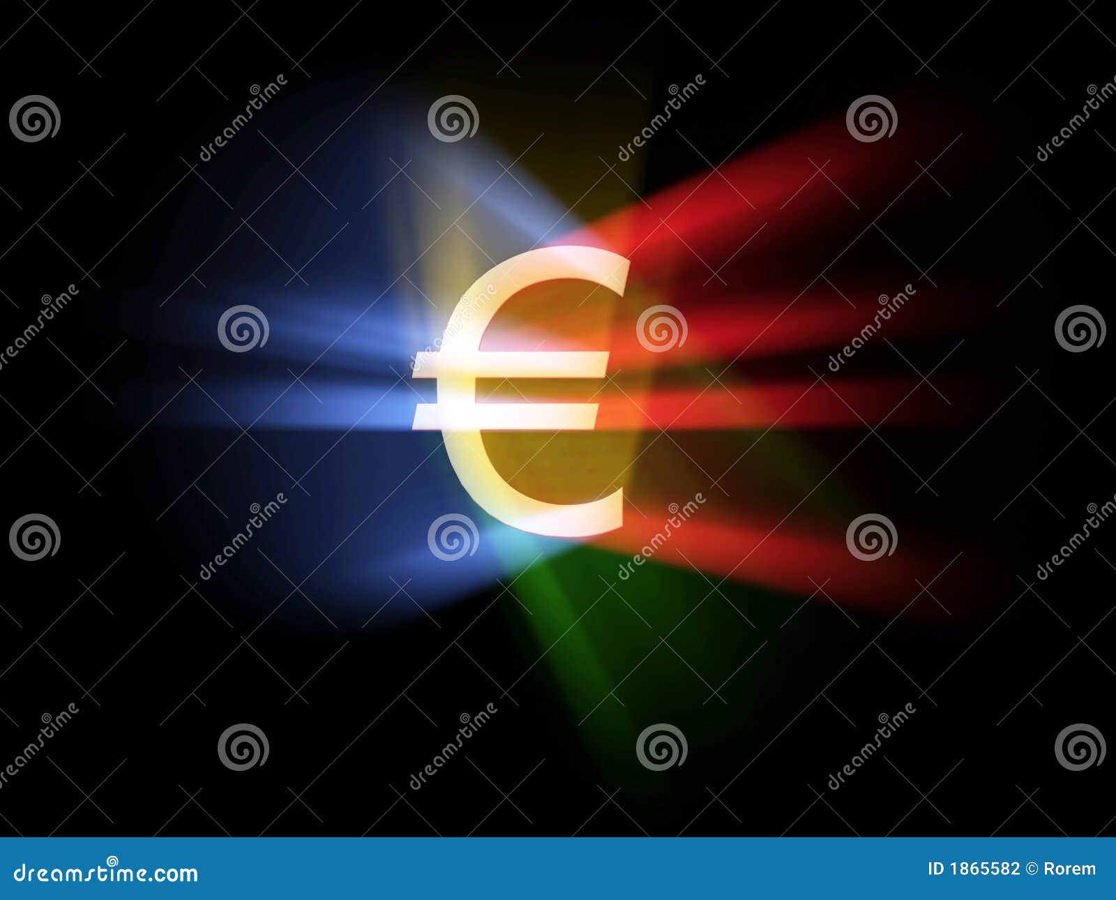 Celebrating EURO stock illustration. Illustration of symbol - 1865582