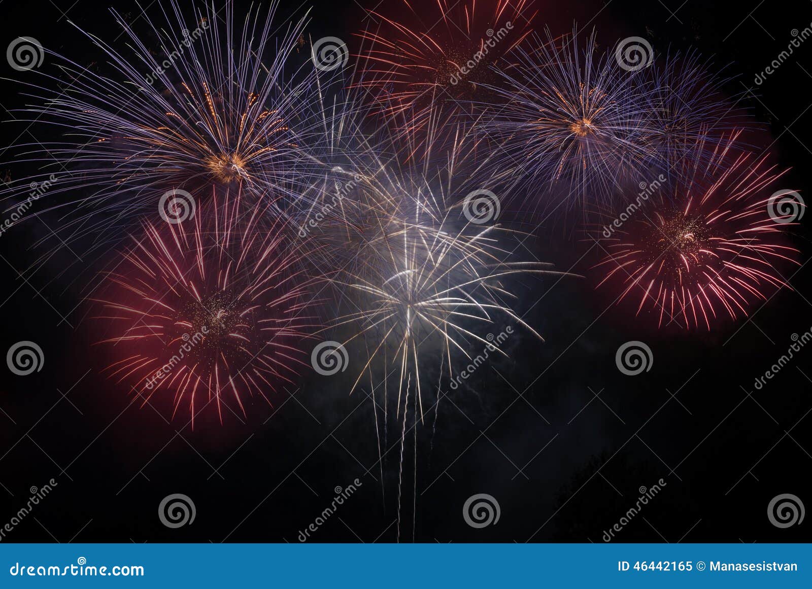 Celebrating with fireworks stock image. Image of burst - 46442165