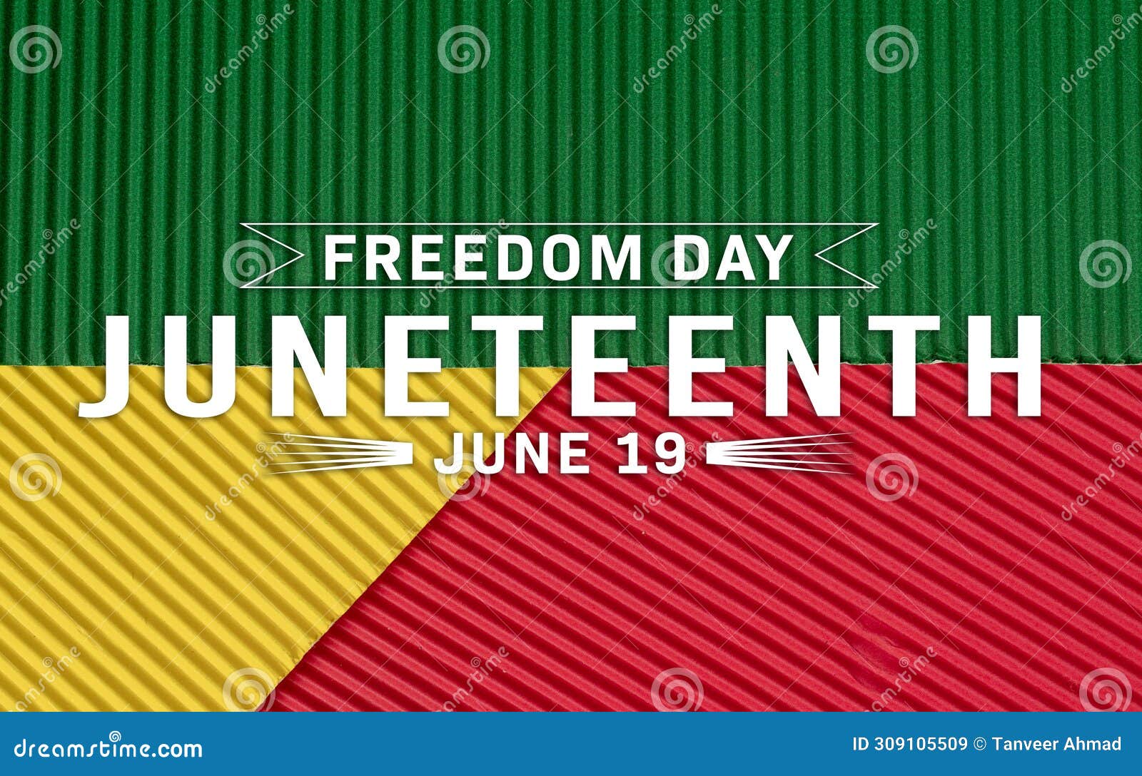 Celebrating Freedom Day Juneteenth on June 19 Social Media Post Stock ...