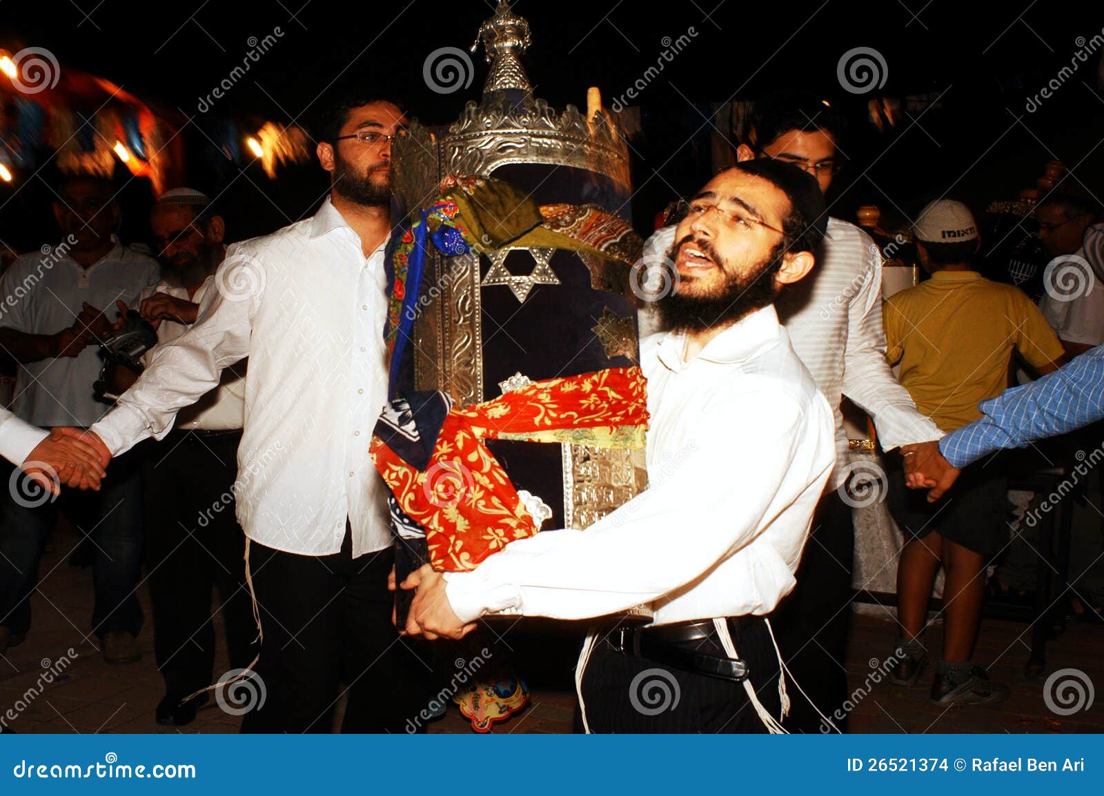 Celebrating Jewish Holiday Simchat Torah Editorial Stock Image - Image ...