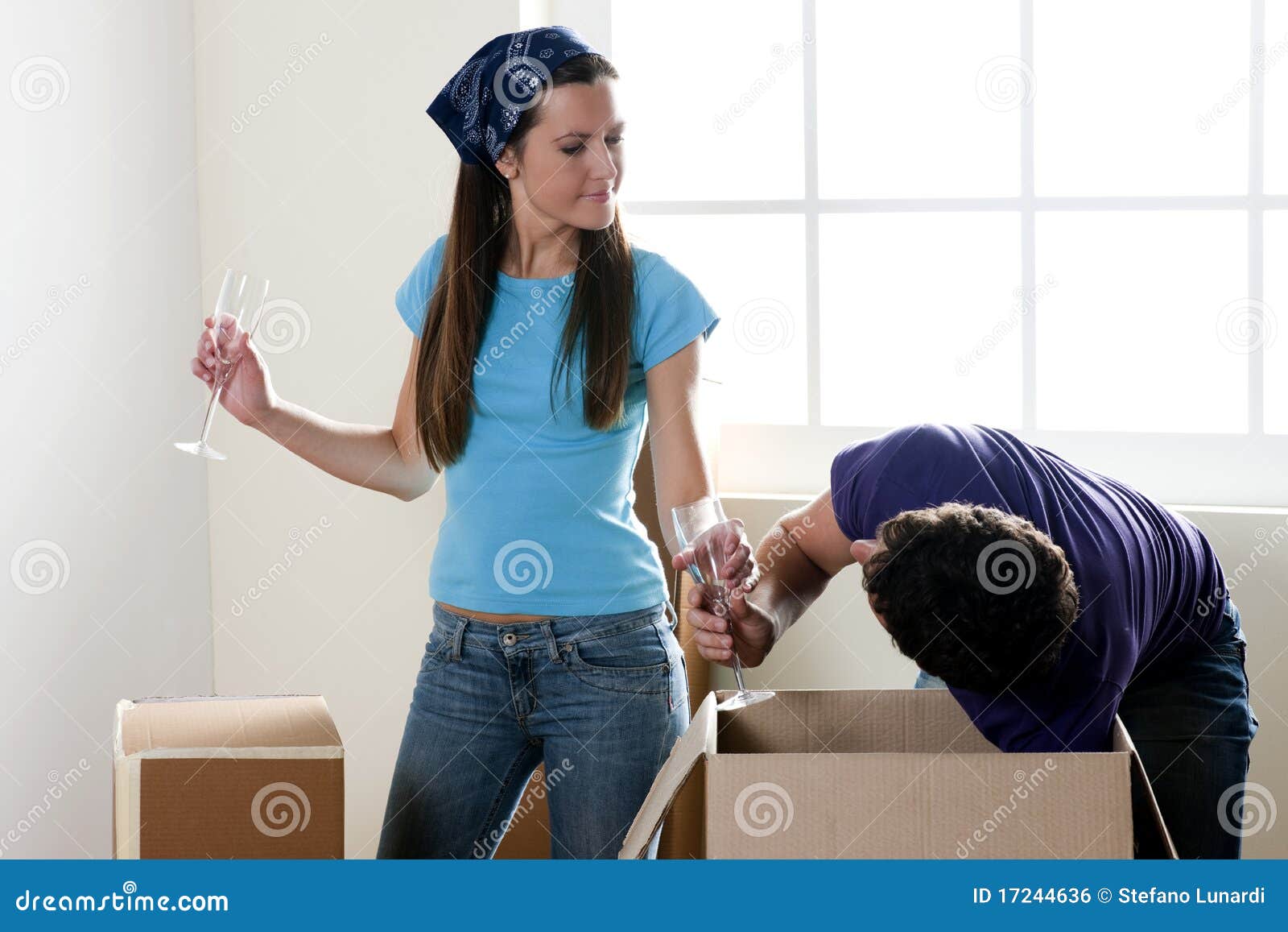 Celebrating the New House stock photo. Image of male - 17244636