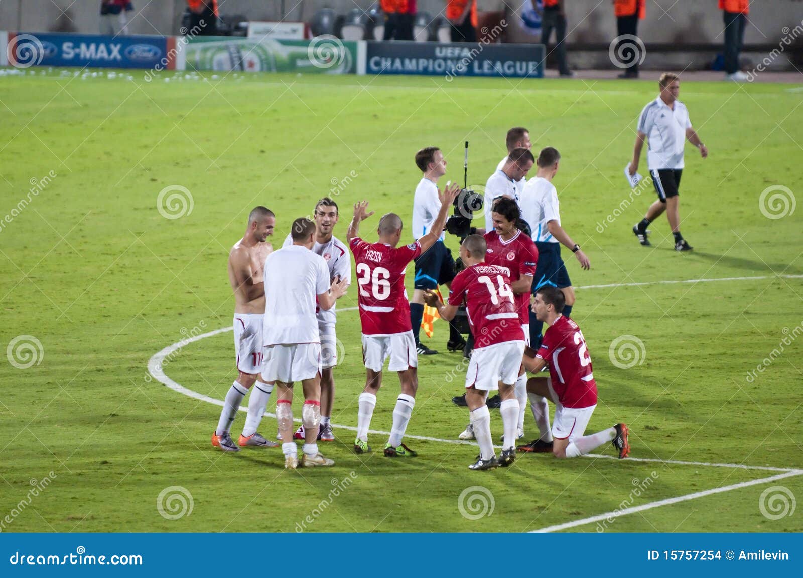 Celebrating qualification editorial stock image. Image of qualifying ...