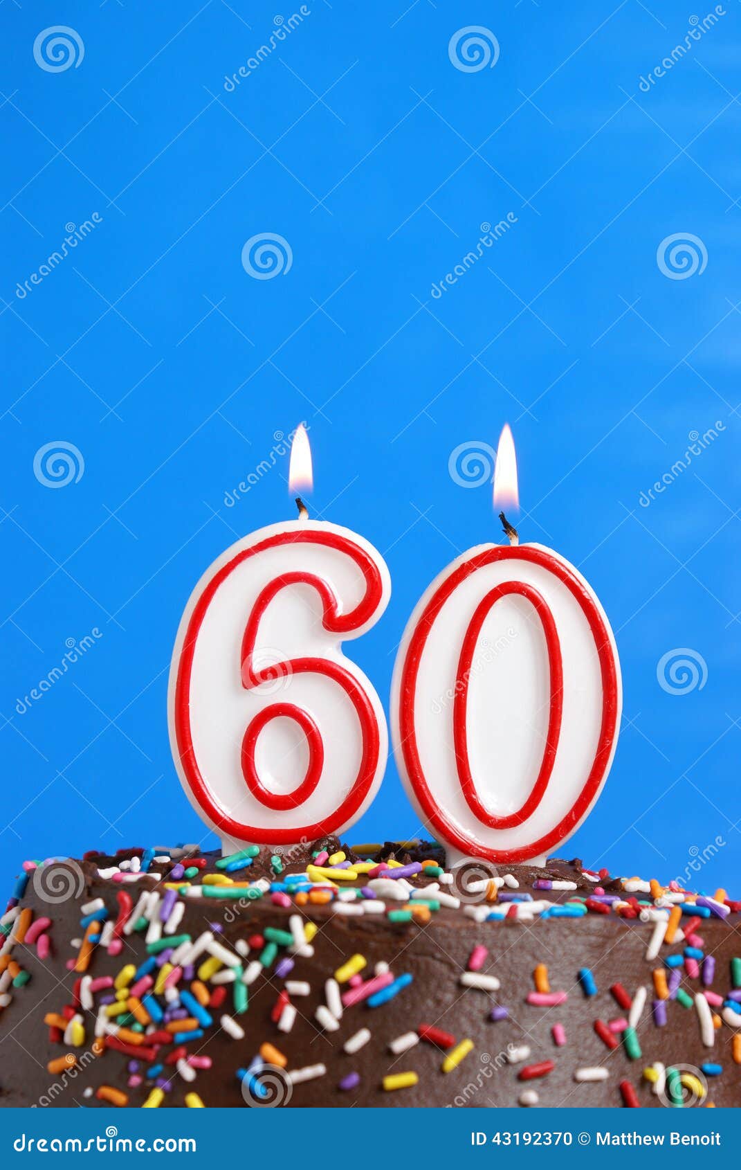 Celebrating Sixty Years stock photo. Image of closeup - 43192370