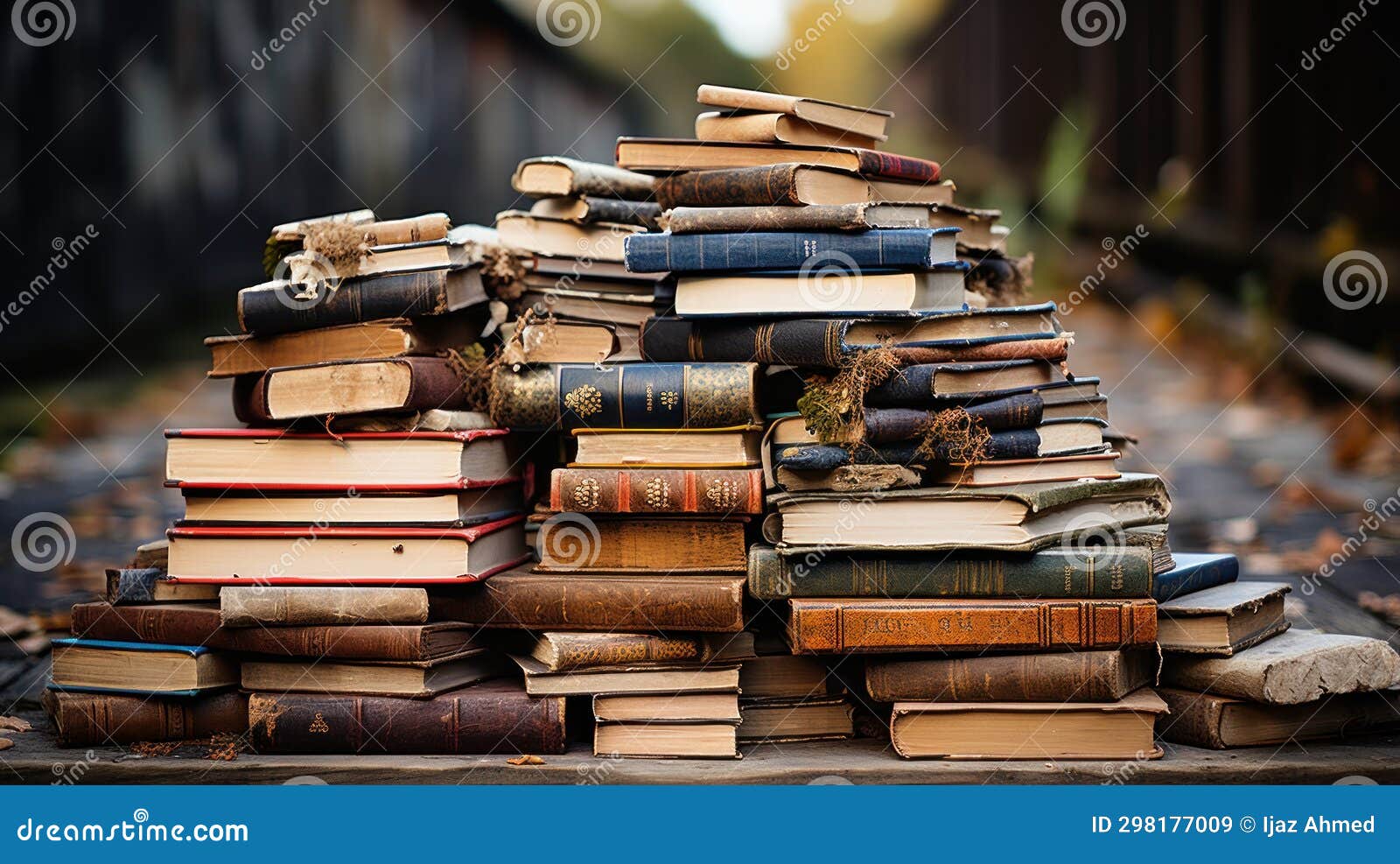 Celebrating World Book Day with a Towering Stack of Books in the ...
