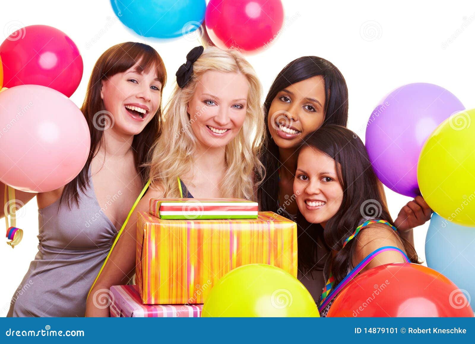 Celebrating young women stock image. Image of people - 14879101