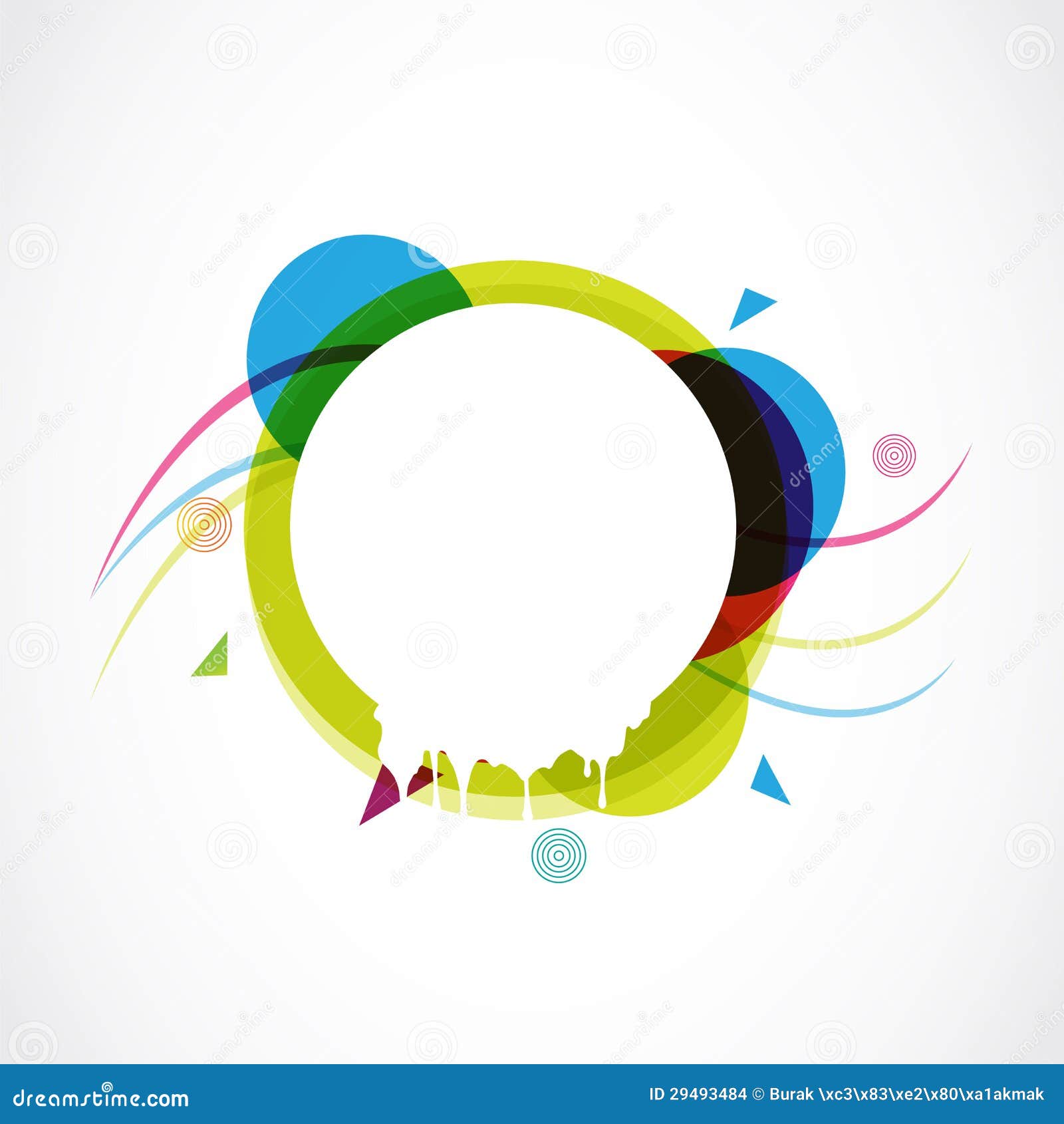 Celebration Background with Circles Stock Vector - Illustration of ...