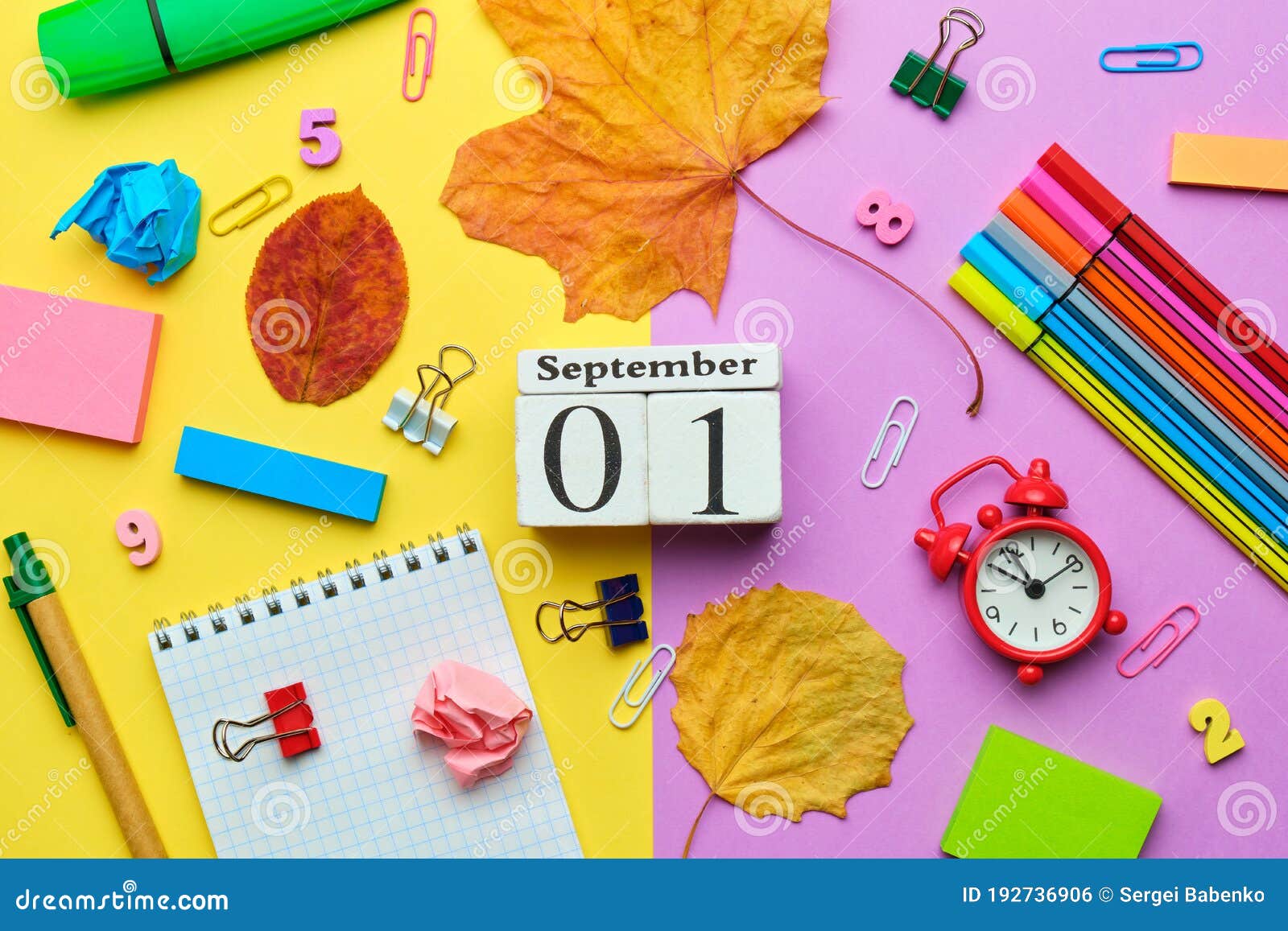 The Celebration Began the Month of 1st September Back To School Stock ...
