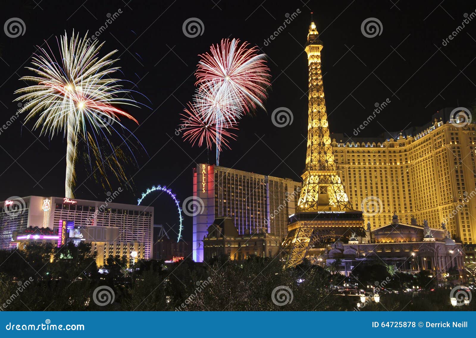 A Celebration at Bellagio and Las Vegas Blvd Editorial Stock Photo ...