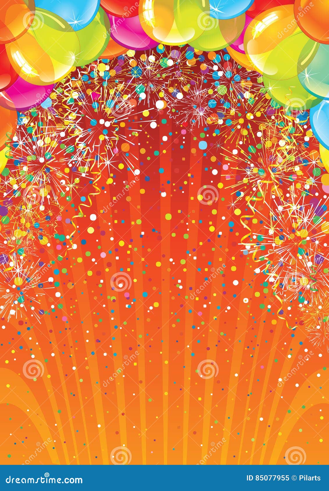 Celebration Birthday Backdrop. Vector Image | CartoonDealer.com #85077955