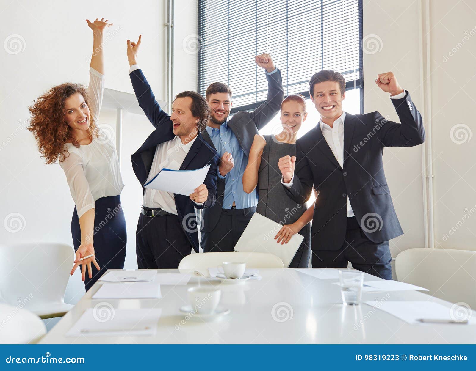Celebration of Business Team Stock Image - Image of enthusiasm ...