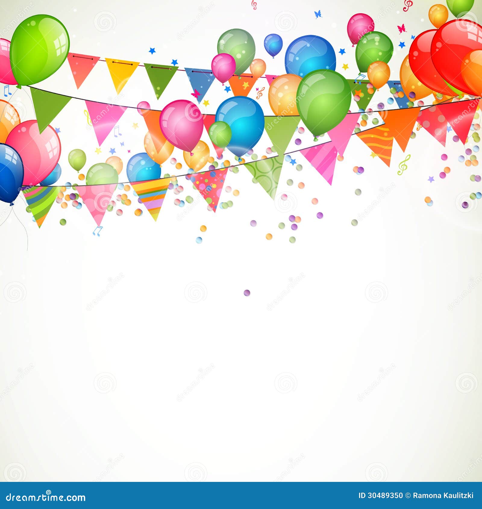 Celebration card stock illustration. Illustration of flying - 30489350
