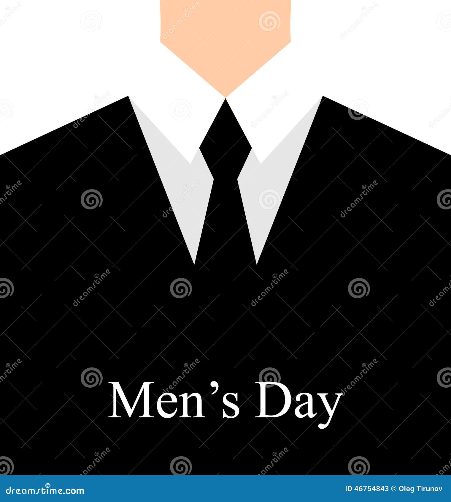 Celebration Card for International Mans Day Stock Vector - Illustration ...
