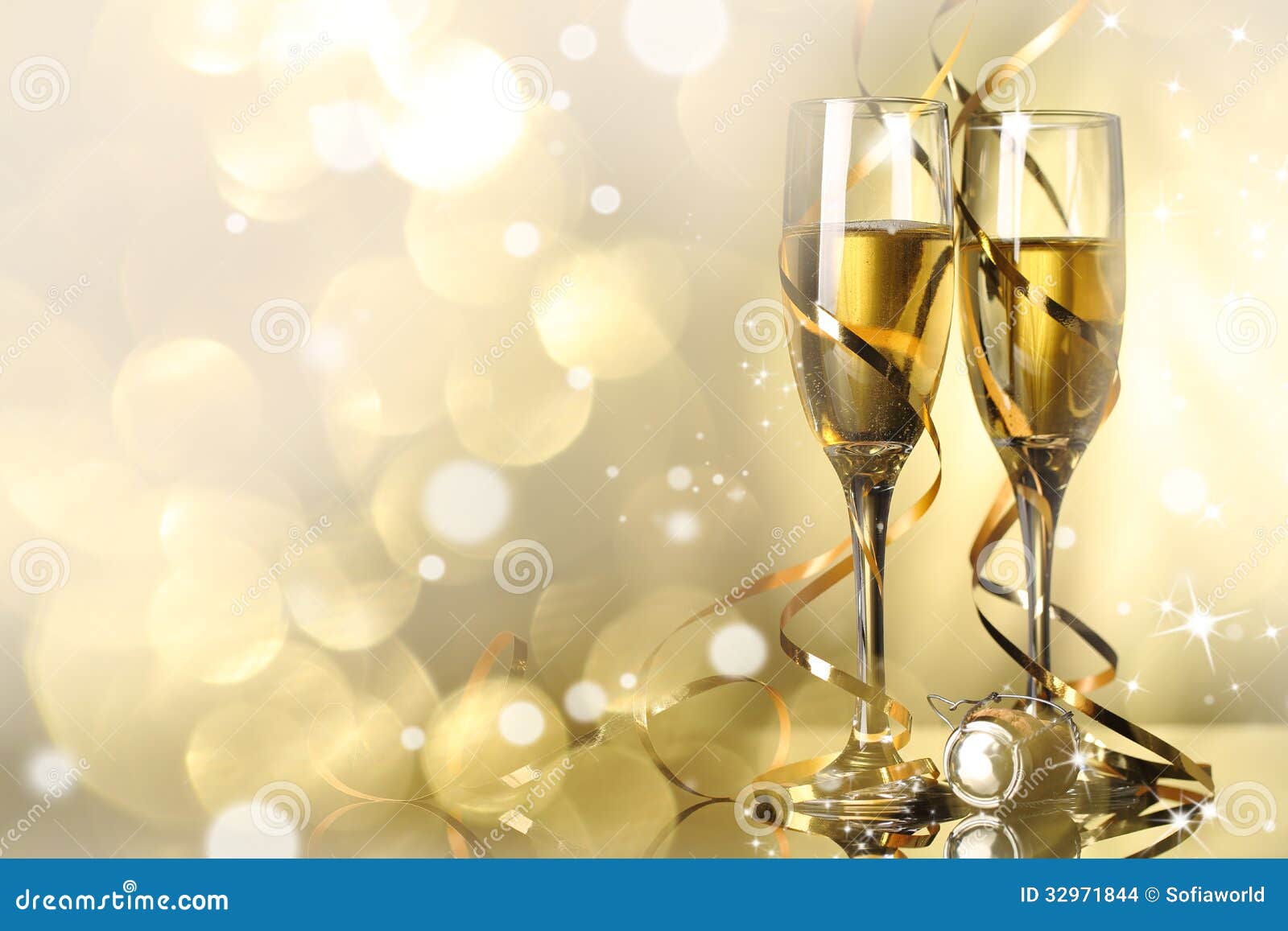 Celebration with champagne stock photo. Image of beverage - 32971844