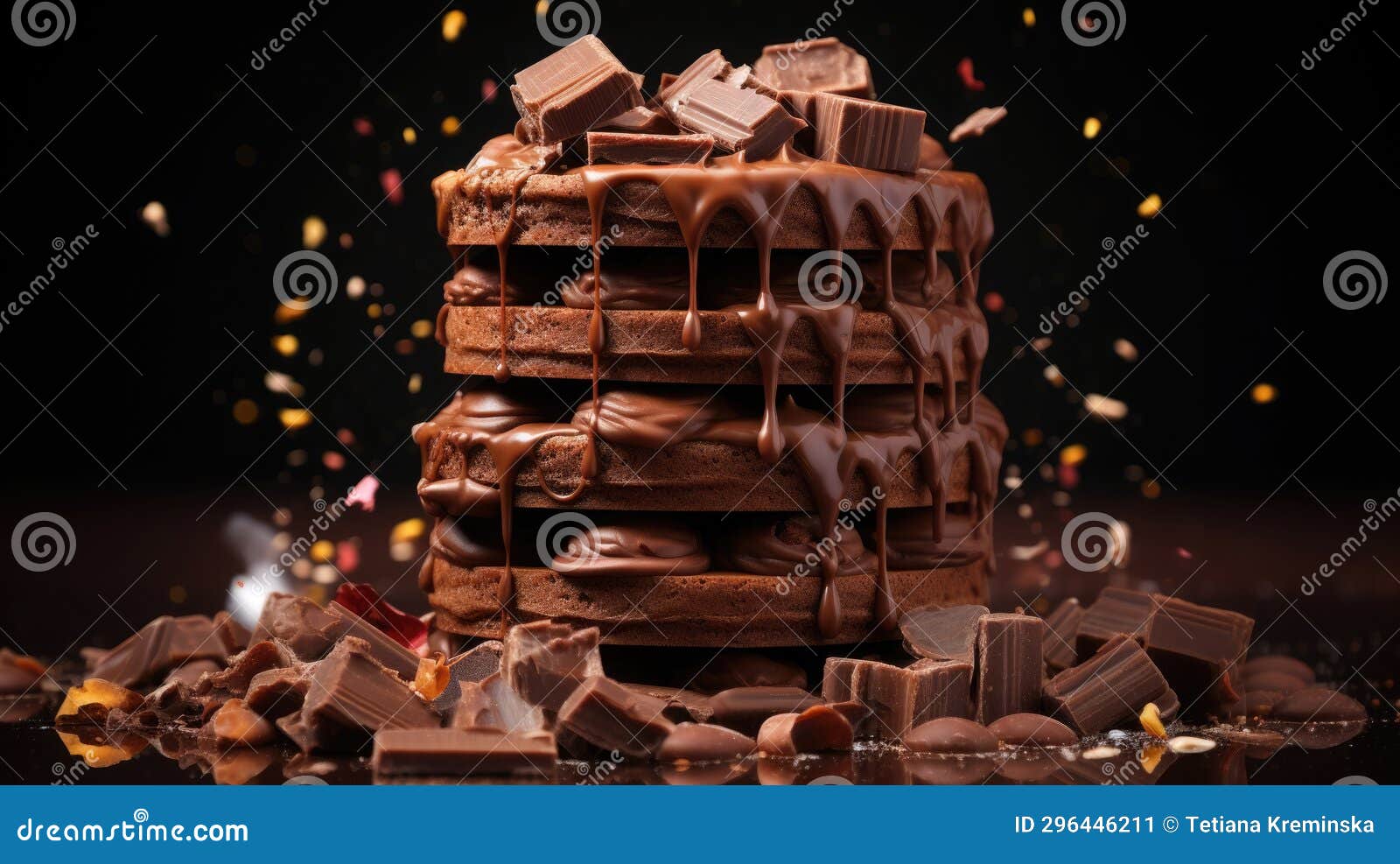 Celebration of Chocolate Month Concept Stock Illustration ...